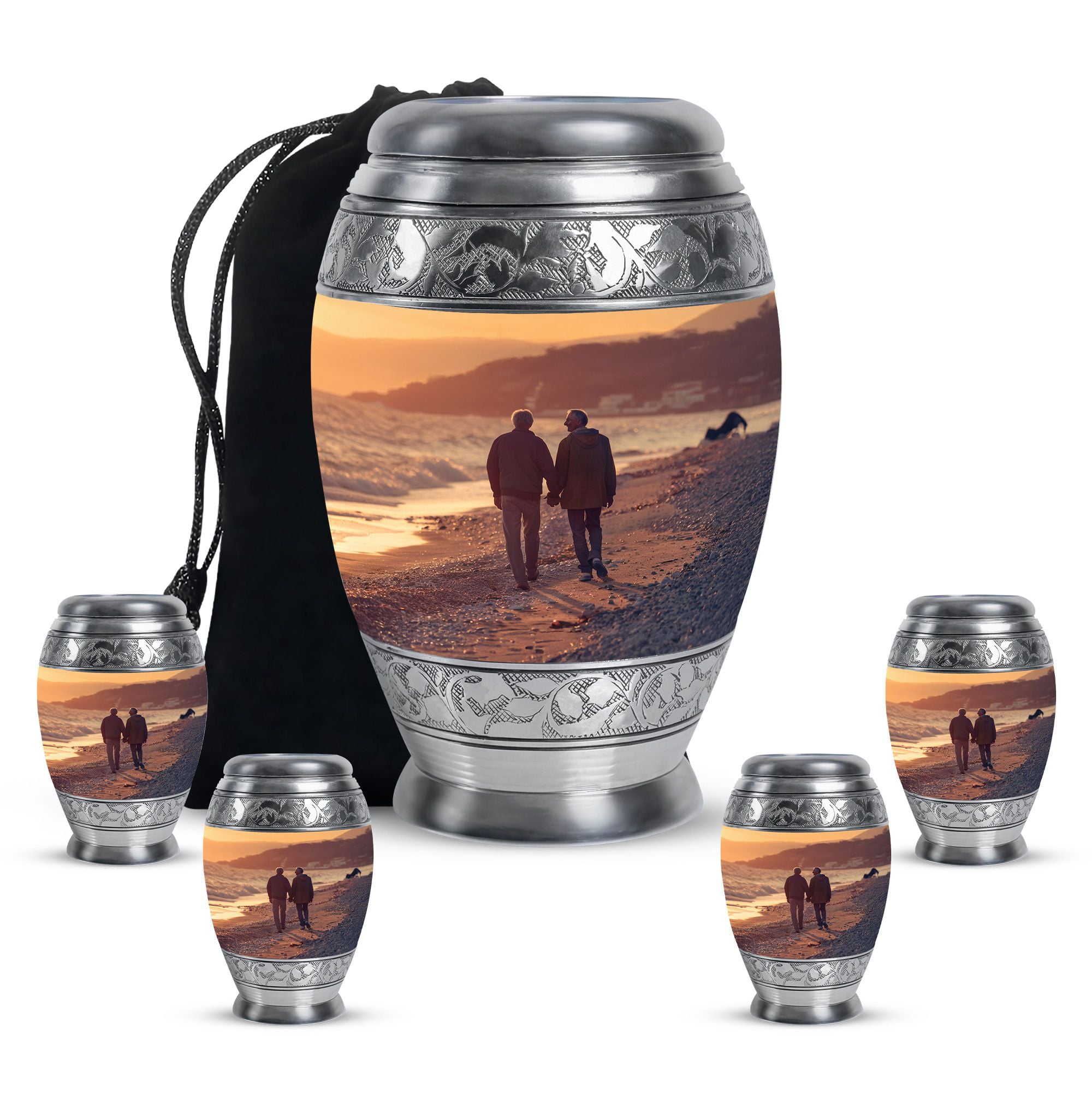 KARYLIZ Dad Teaching Urns For Human Ashes Adult Man, Small Urns For ...