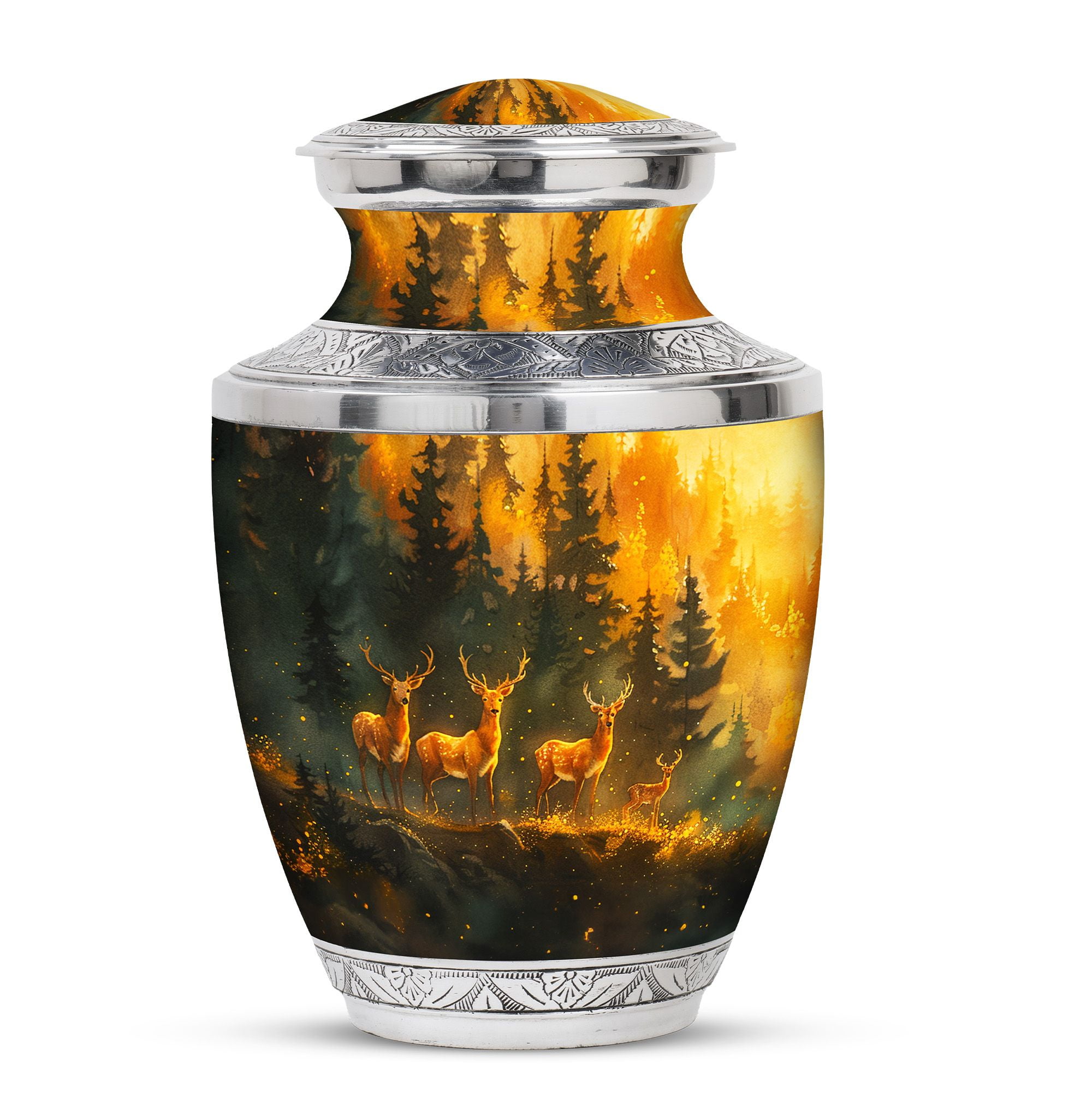 KARYLIZ Deer Adult Large Urn for Male & Female - Large Urn for Women ...