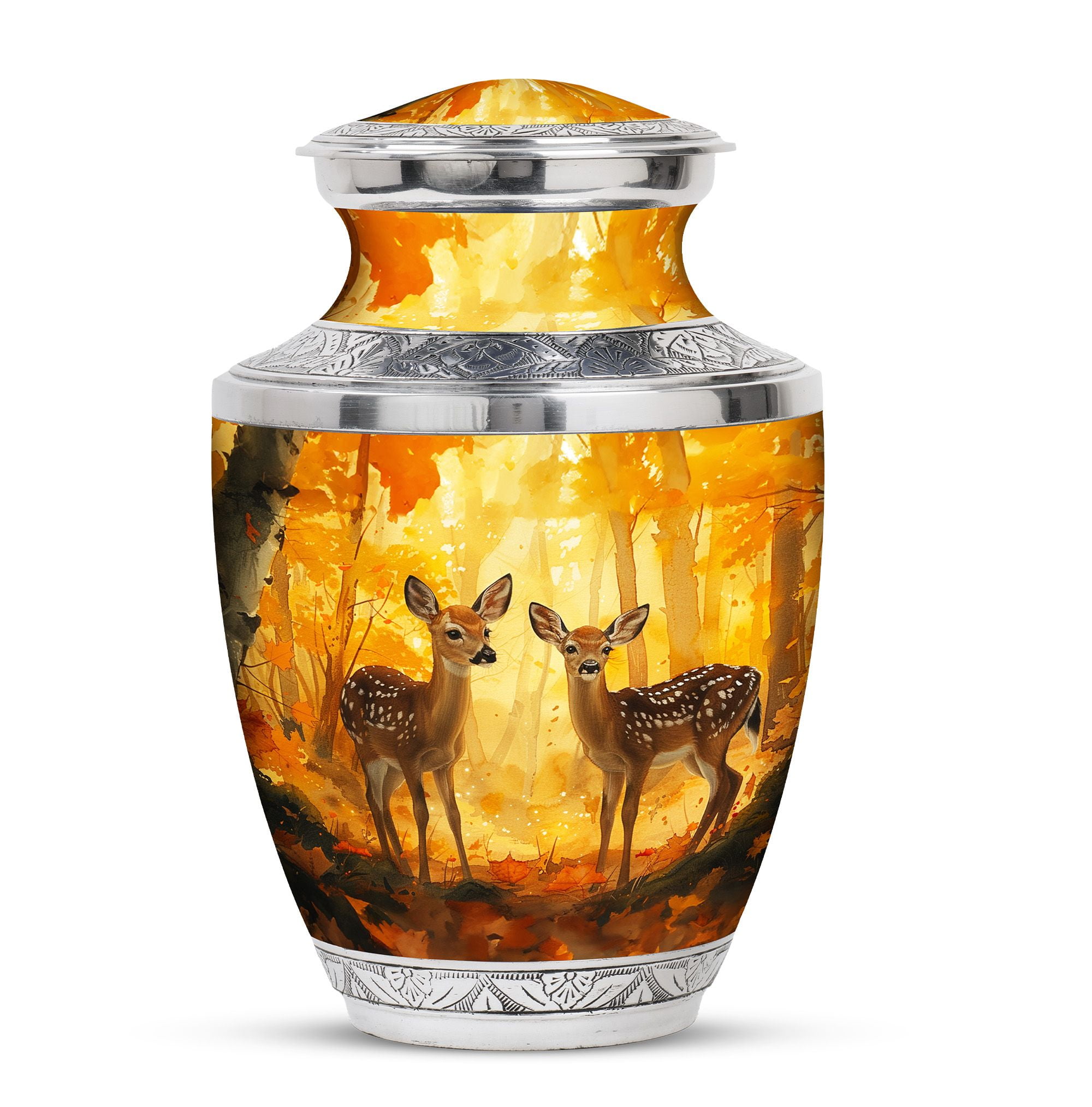 KARYLIZ Deer Ashes Urn Human Remains - Large Urn for Human Ashes Adult ...