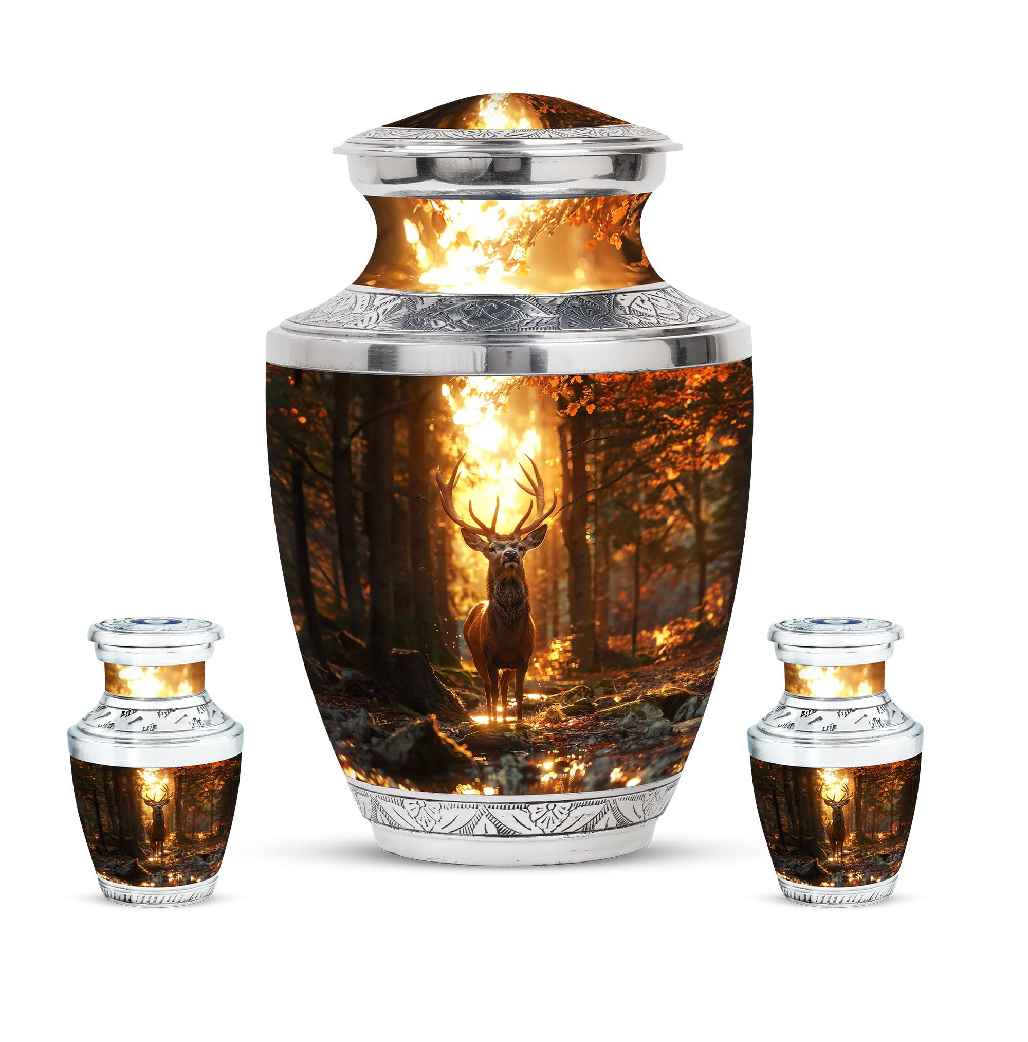 KARYLIZ Deer Cremation Urn - Urn for Ashes for Women - Cremation for ...