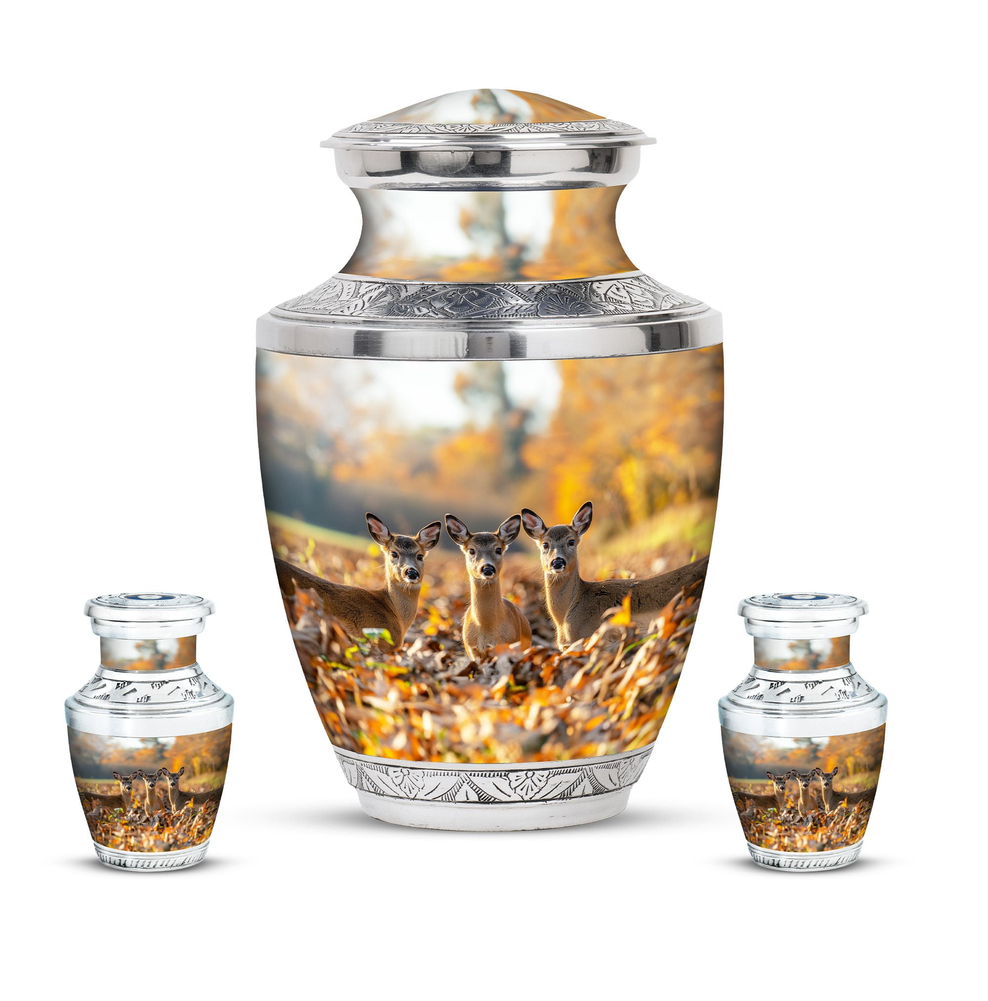 KARYLIZ Deer Family Urns for Ashes Adult Male - Adult Urn for Human ...