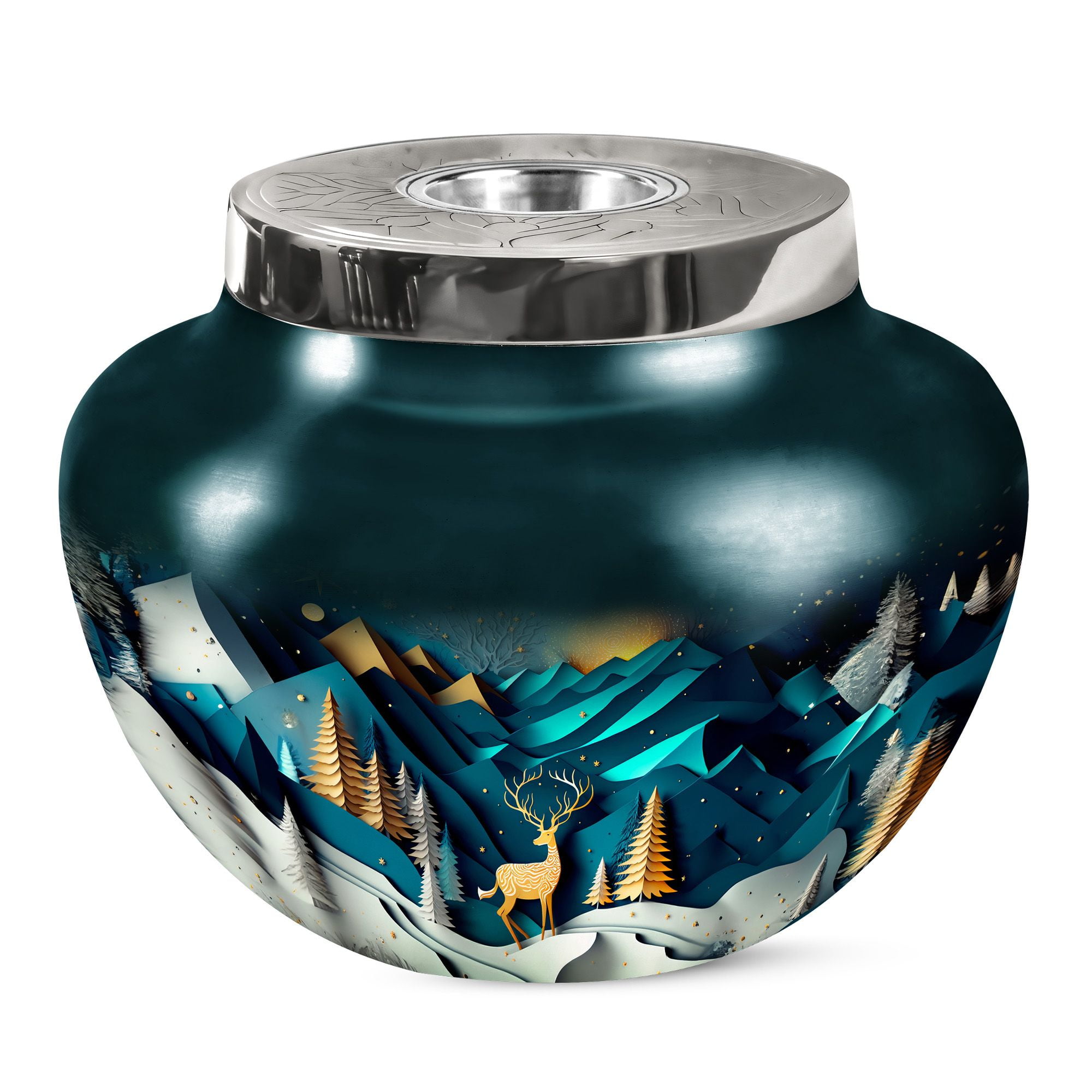 KARYLIZ Deer Funeral Cremation Urn - Burial Urn - Human Remains Urn ...