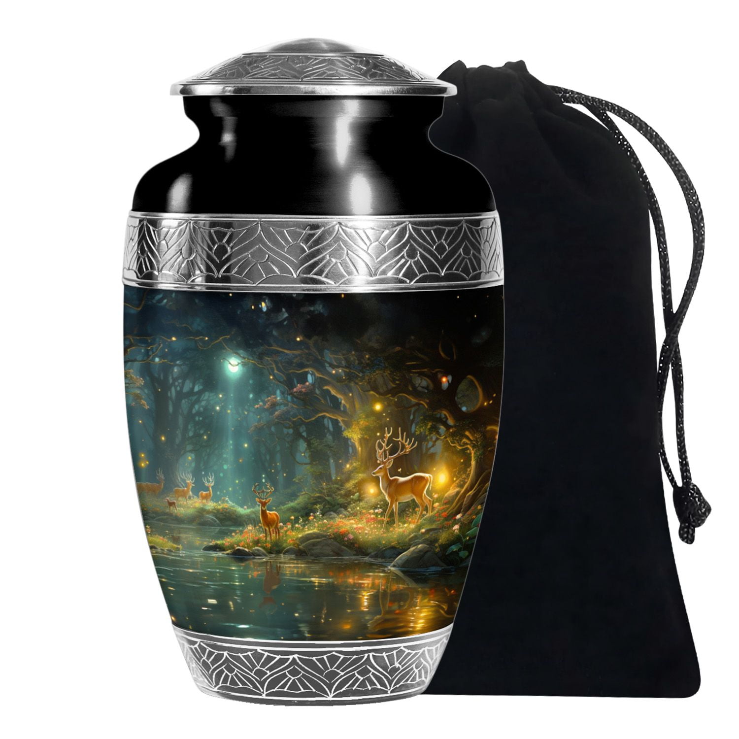 KARYLIZ Deer Funeral Urns For Adult Ashes Men - Adult Male Urn For ...