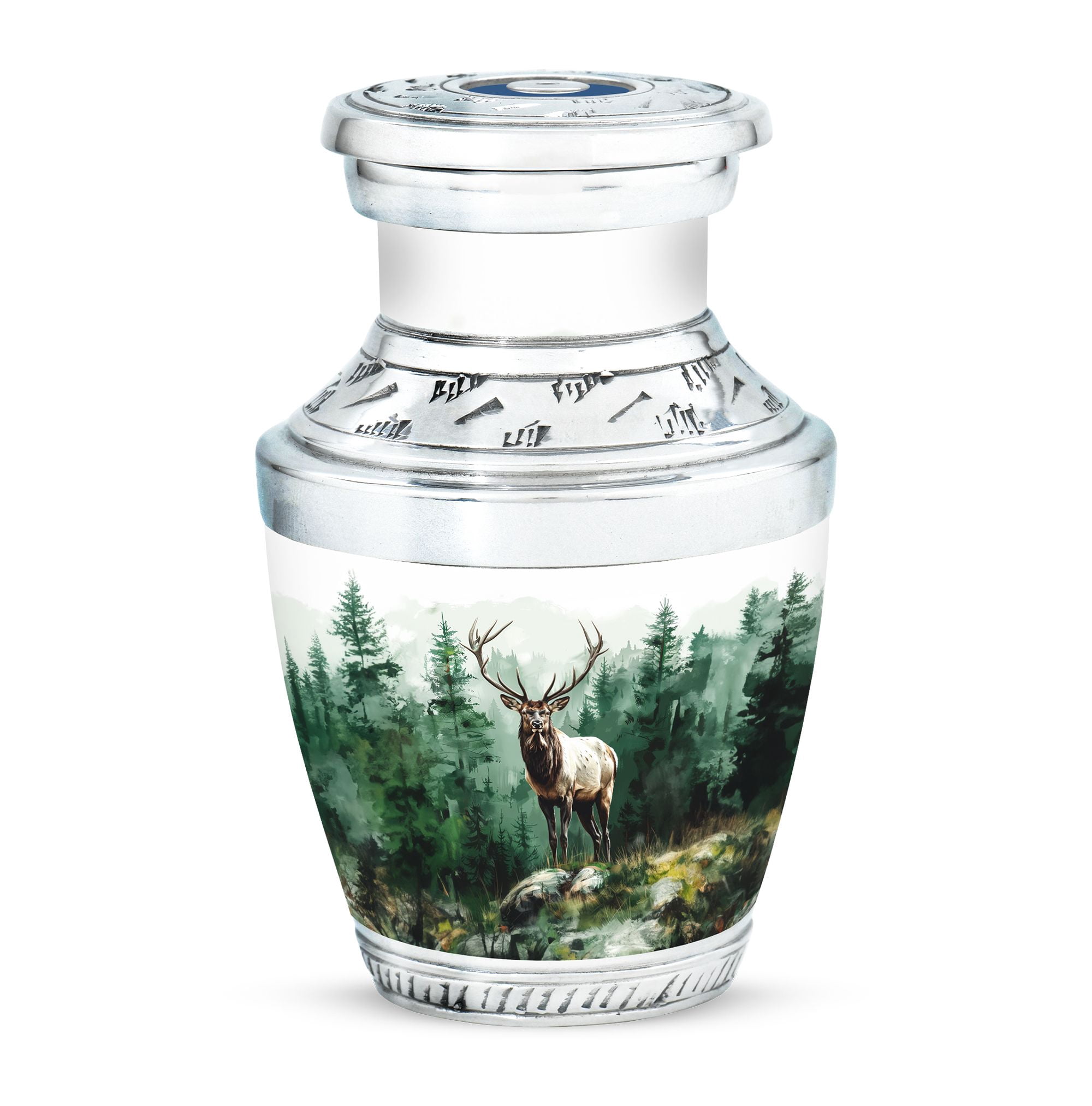 KARYLIZ Deer Human Urn for Ashes - Classic Urn for Human Ashes - Large ...
