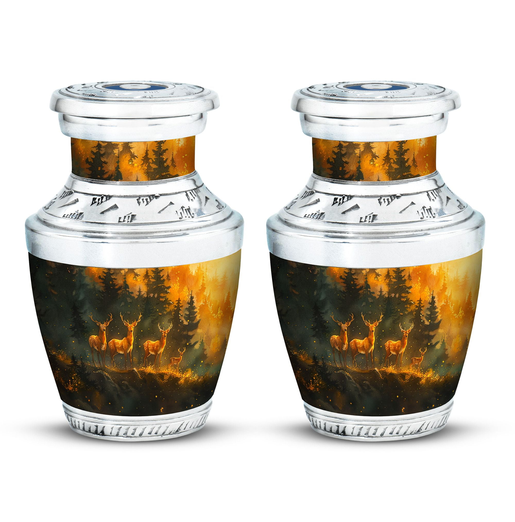 KARYLIZ Deer Mini Urn - Urn for Human Ashes Adult Female - 3 Inch Ash ...