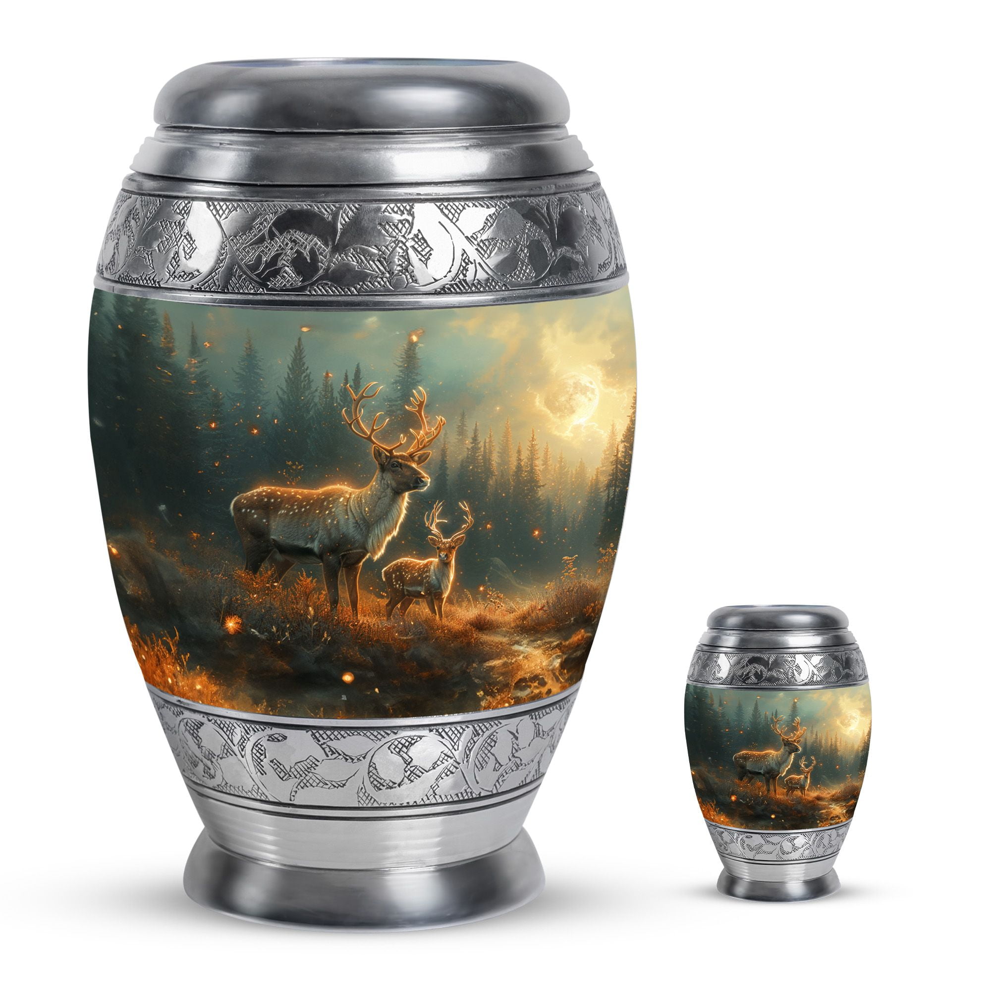 KARYLIZ Deer Urn - Cremation Urns For Human Ashes - Small Urn For Human ...