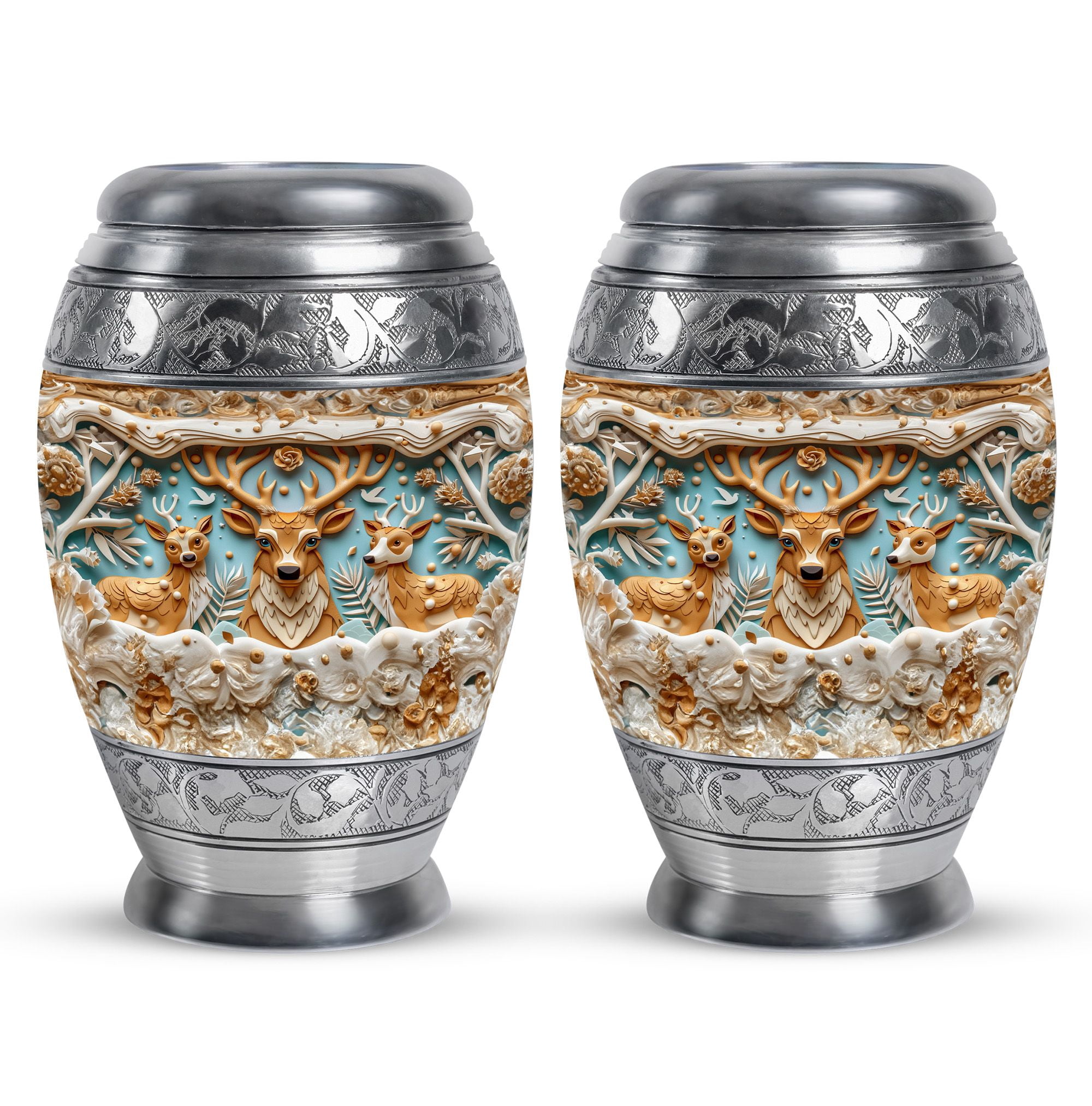 KARYLIZ Deer Urn - Decorative Urn - Keep Sake Urns For Human Ashes ...
