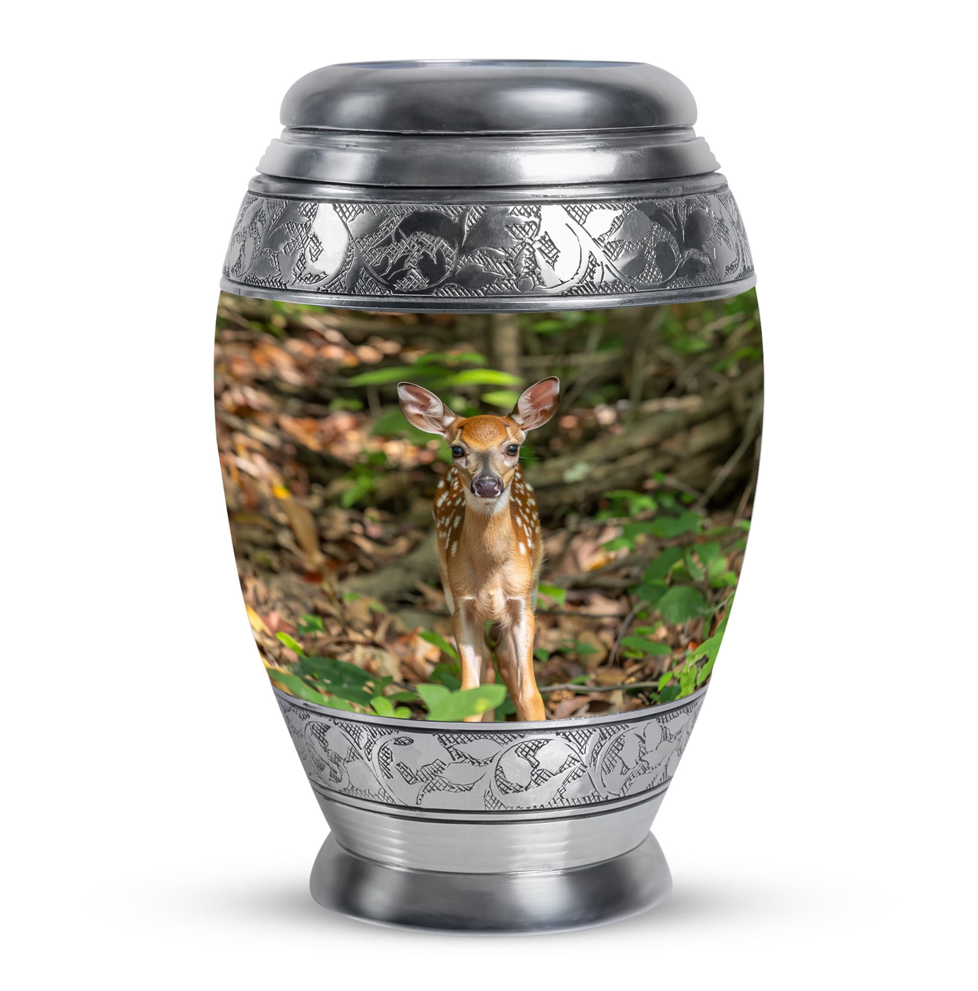 KARYLIZ Deer Urn - Green Urn for Human Ashes Adult Male Large Funeral ...