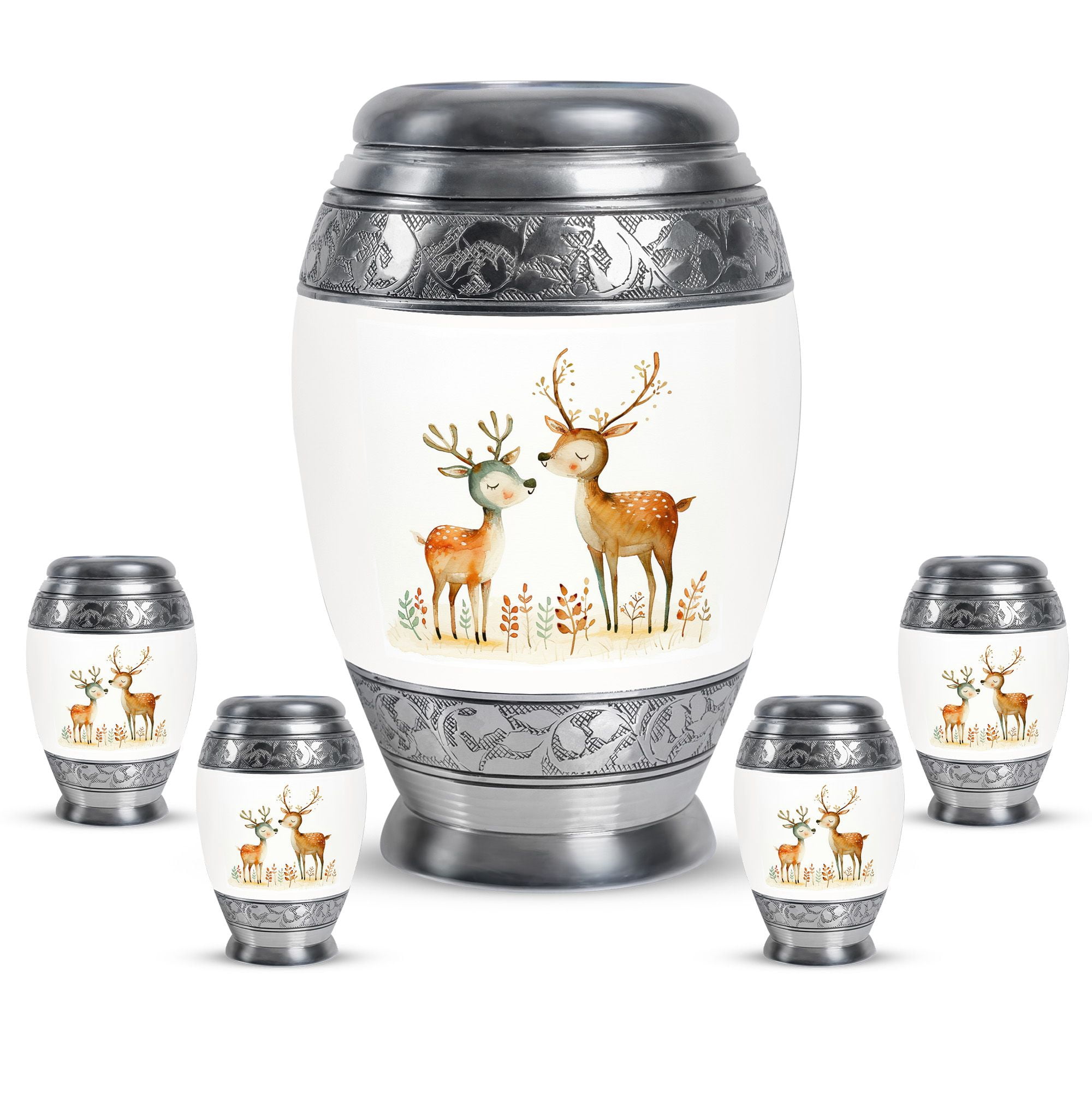 KARYLIZ Deer Urn Mini - Cremation Urn for Adult Ashes Women - Small ...