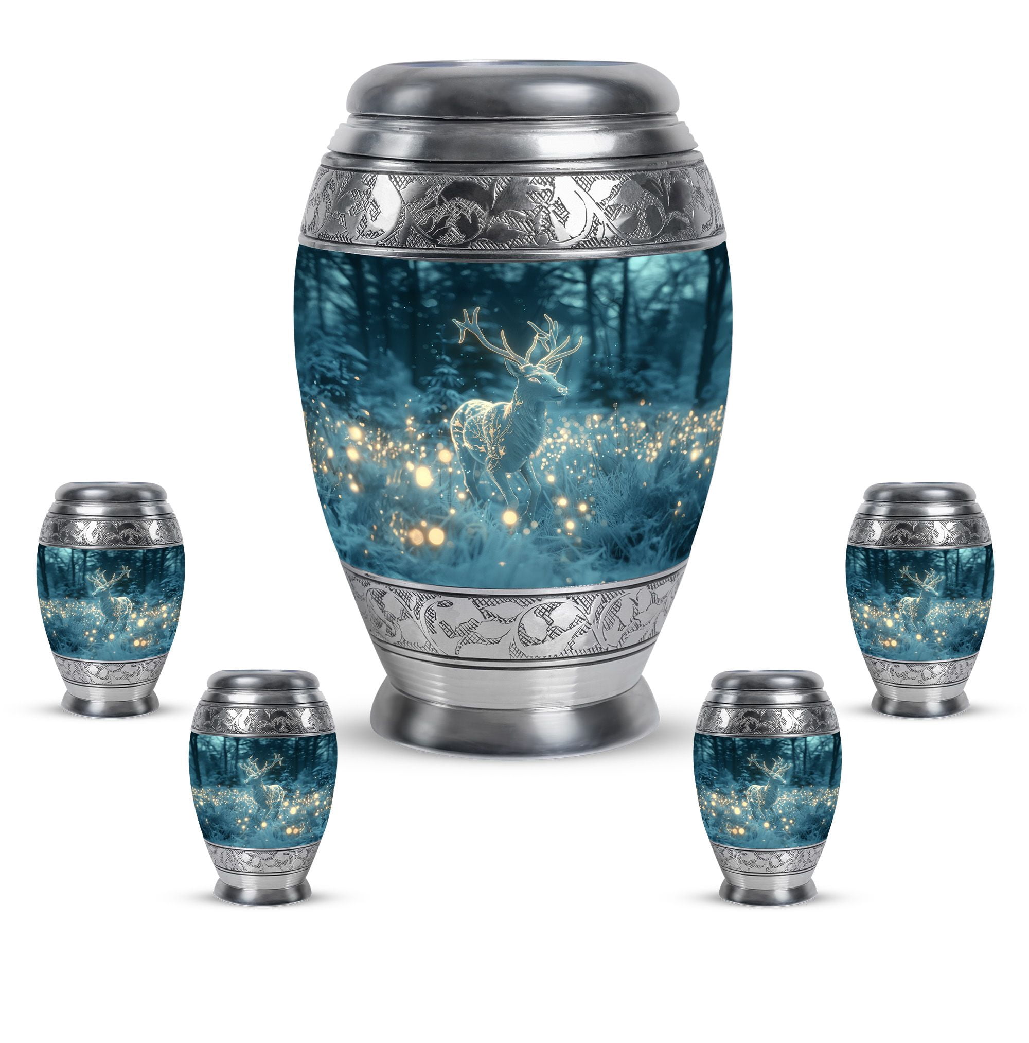 KARYLIZ Deer Urn Mini - Small Urn For Ashes Adult Male - Cremation Urns ...