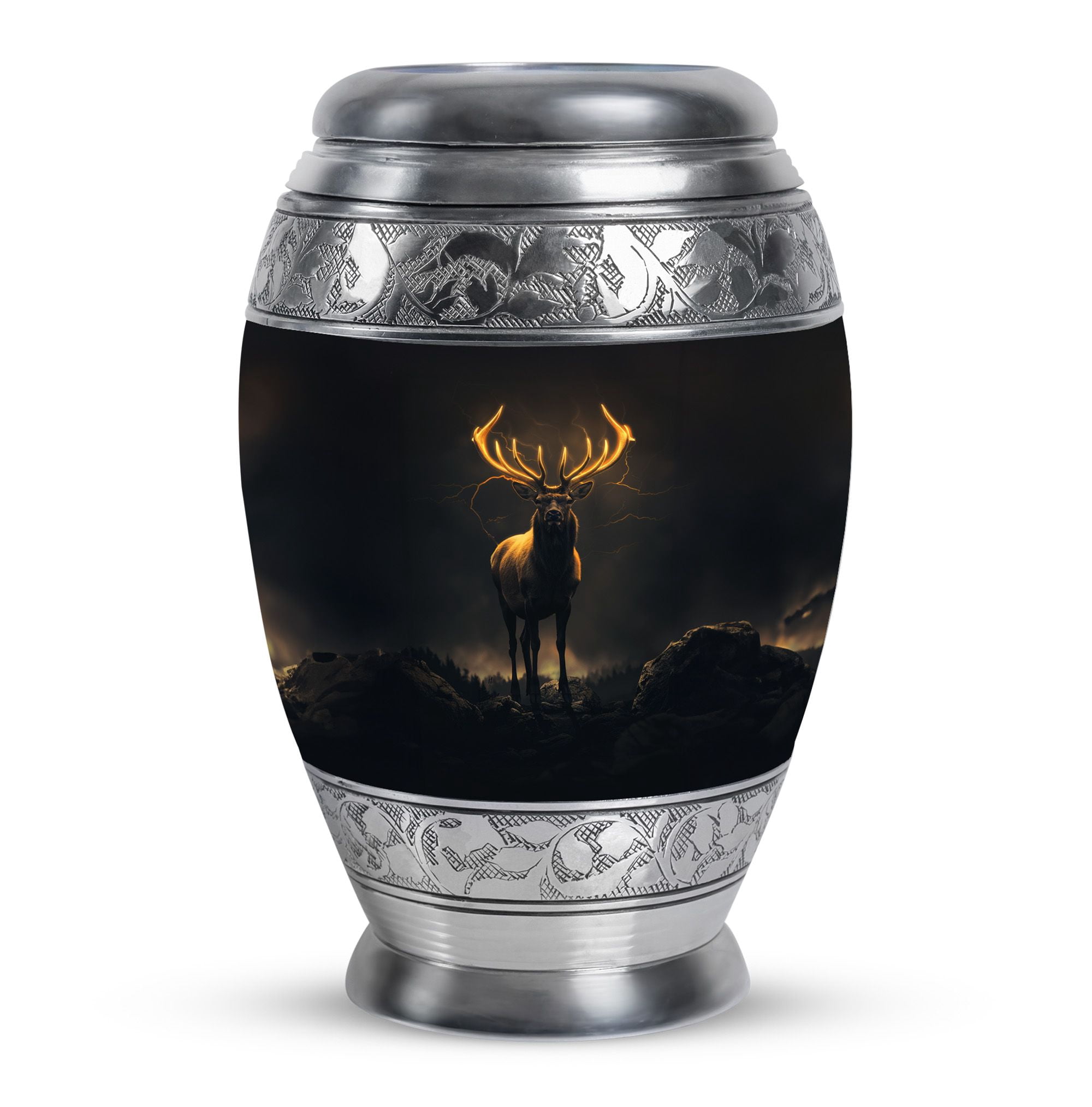 KARYLIZ Deer Urn Small - Decorative Urns For Ashes - 3 Inch - Human ...
