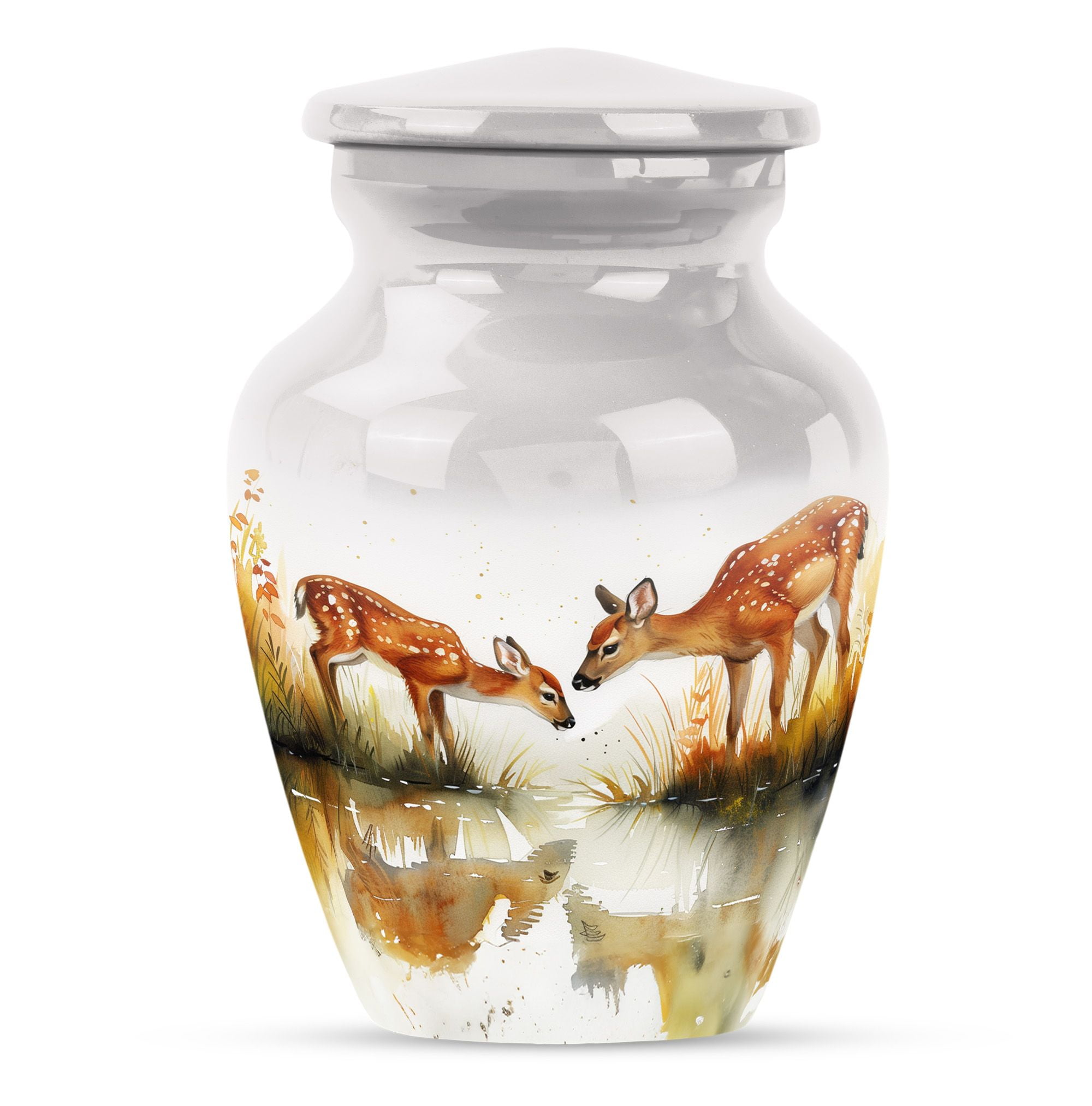 KARYLIZ Deer Urn - Small Urns For Human Ashes - 3 Inch - Urn For Adult ...
