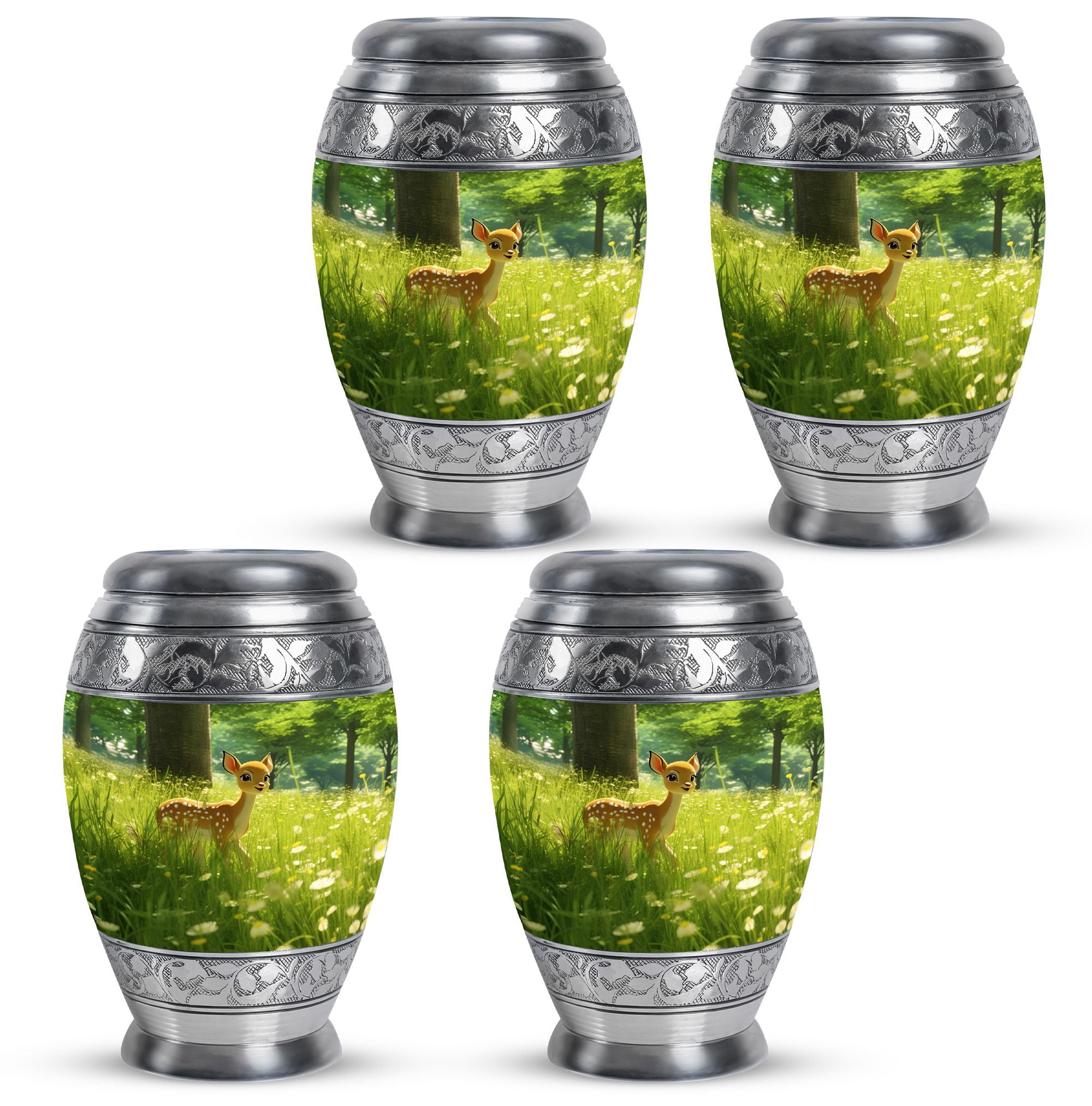 KARYLIZ Deer Urn - Small Urns For Human Ashes Keepsake - Green ...