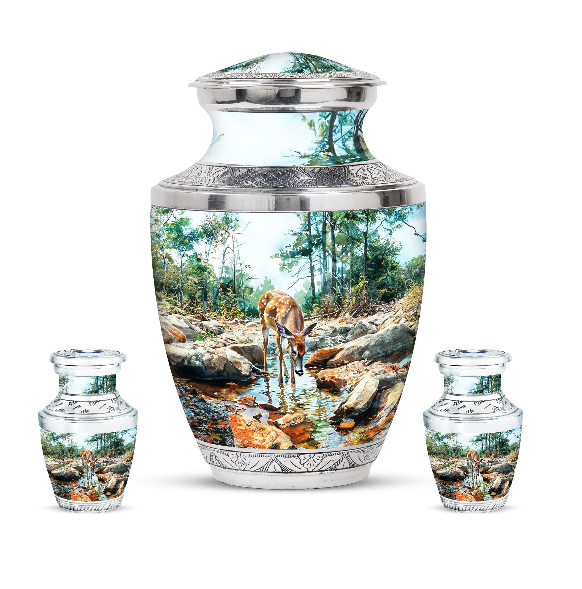 KARYLIZ Deer Urns For Human Ashes Adult Female – Keepsake Urns For ...