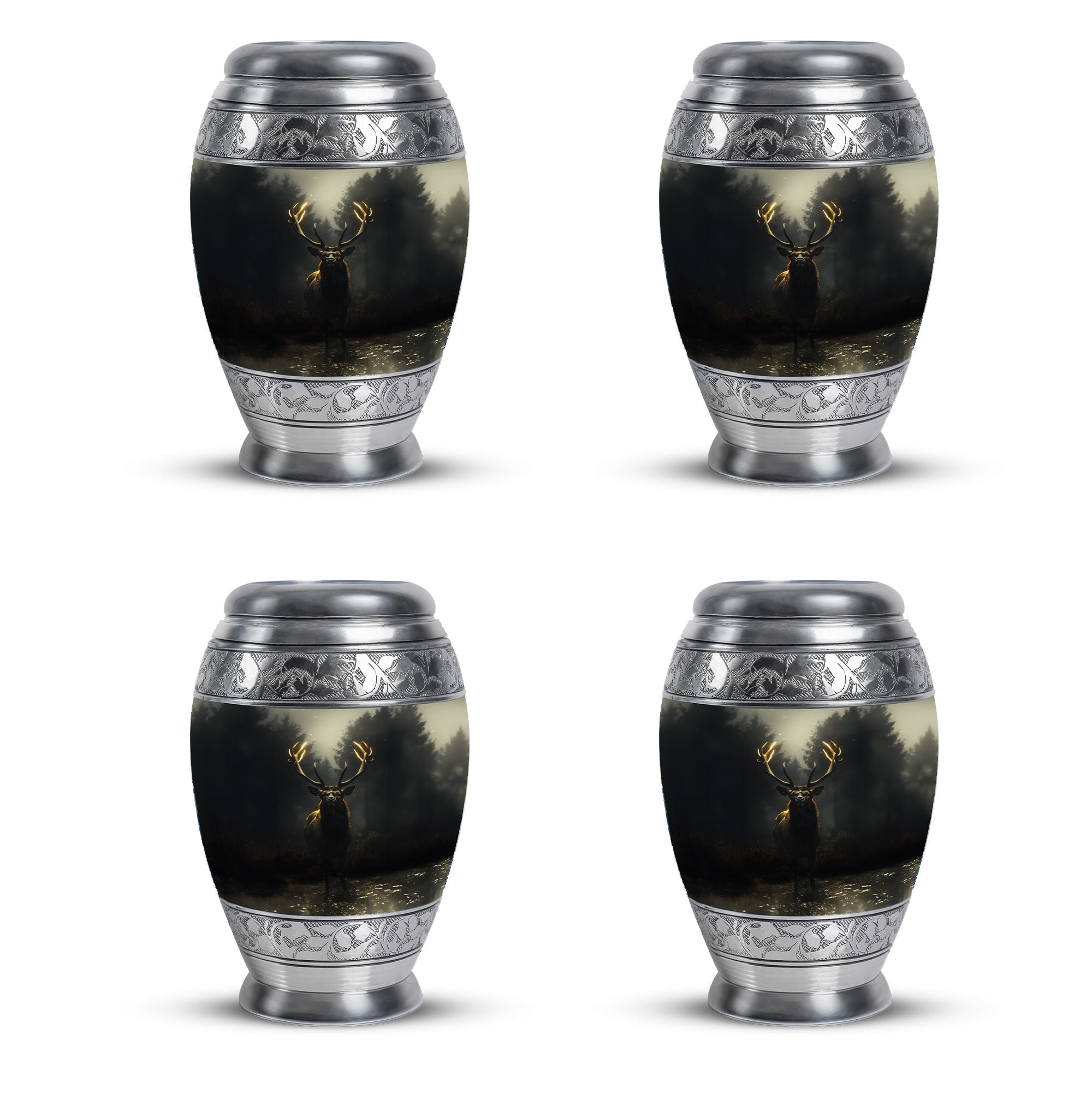 KARYLIZ Deer Urns For Human Ashes Adult Man - Memorial Urn For Human ...