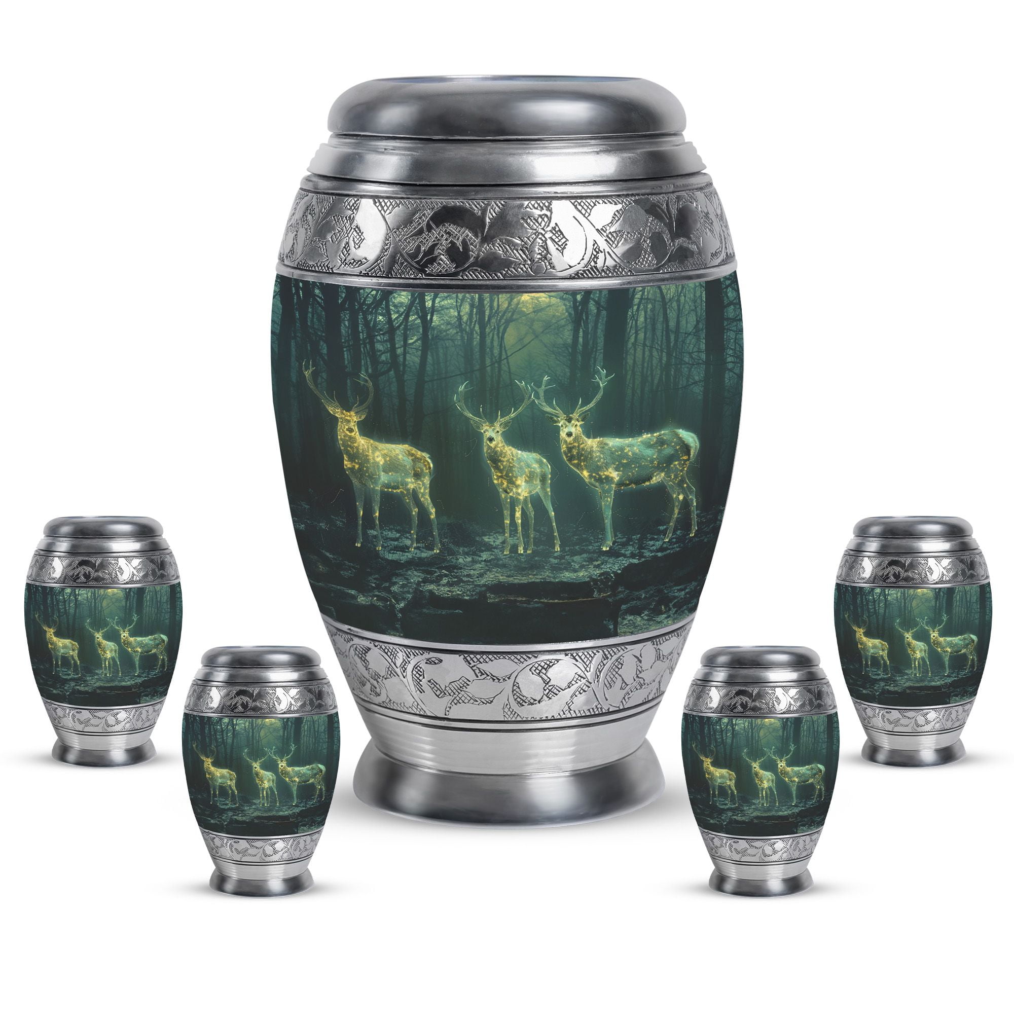 KARYLIZ Deer Urns For Human Ashes - Urn For Ashes For Women - Small ...