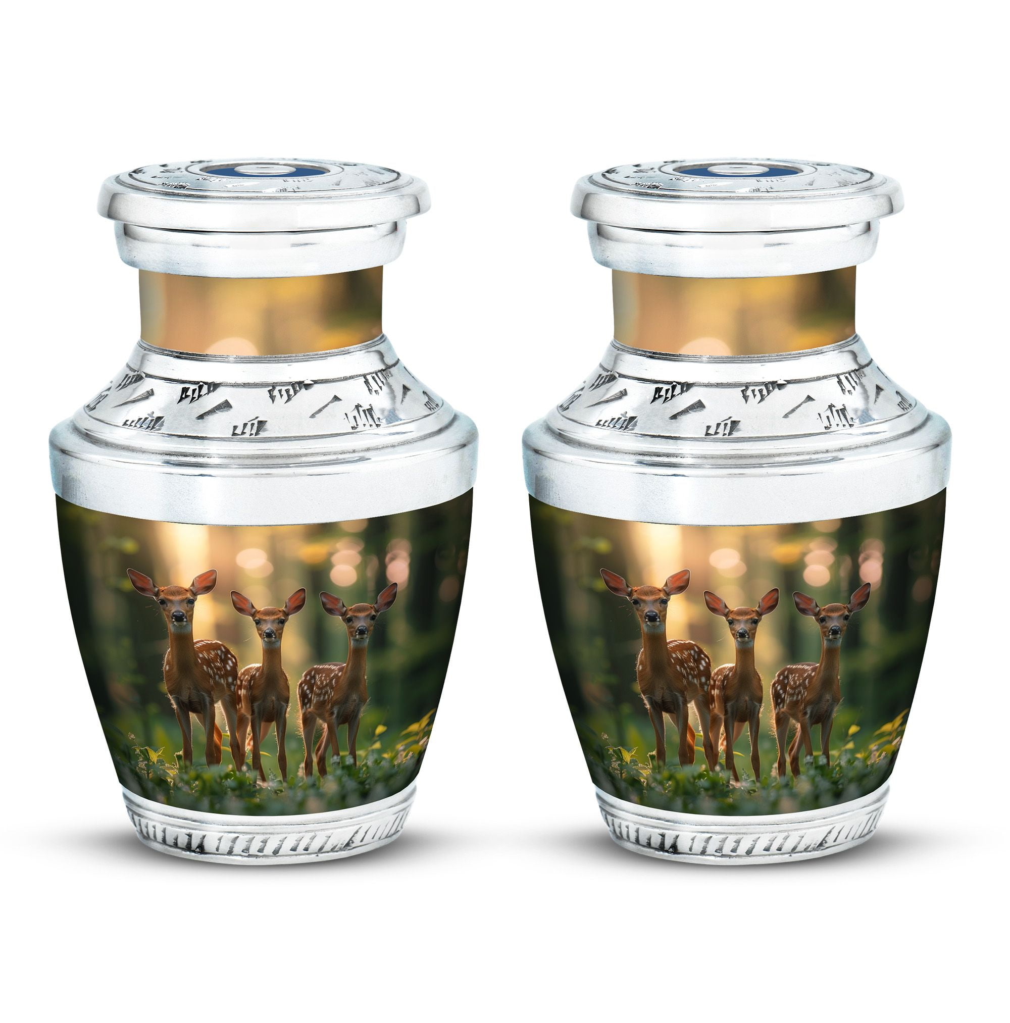 KARYLIZ Deer Urns - Urn - 3 Inch Keepsake Funeral for Human Ashes ...