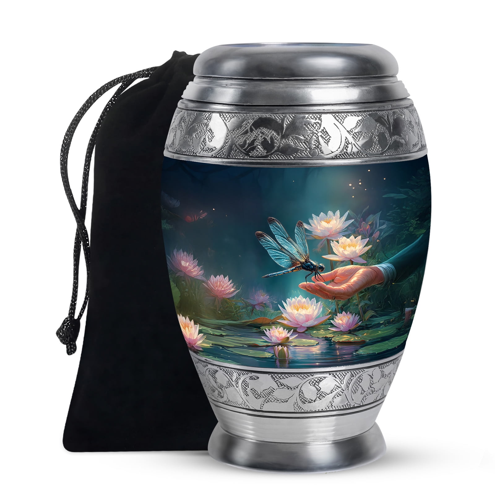 KARYLIZ Dragonfly Funeral Urns For Adult Ashes Women, Urn for Ashes ...