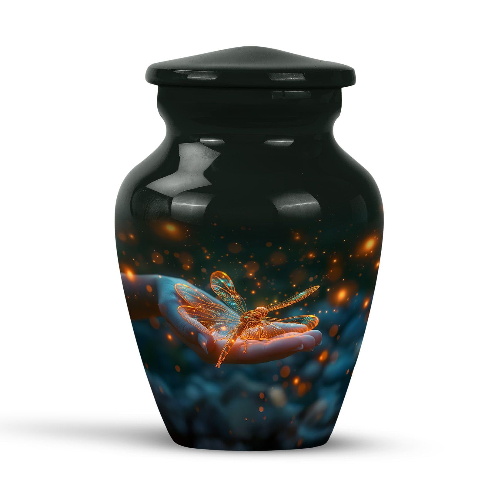 KARYLIZ Dragonfly Mini Urn for Human Adult Male Father - Memorial ...