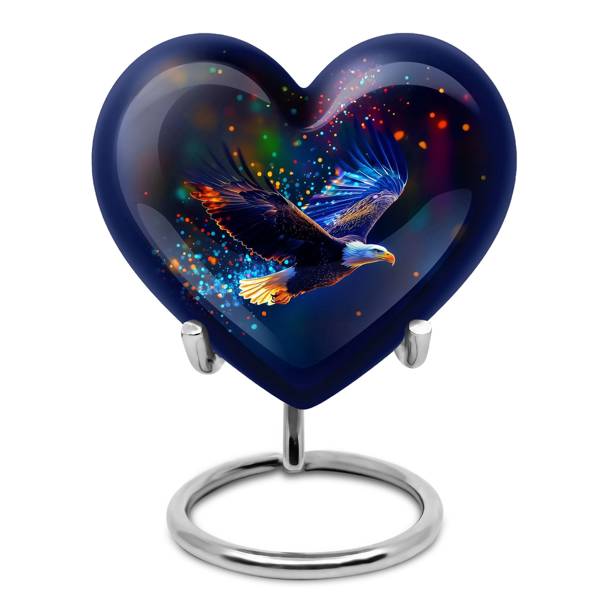 KARYLIZ Eagle Urn for Human Ashes Adult Female - Blue Mini Urn for ...