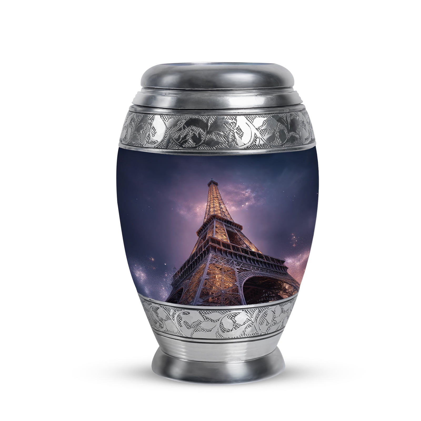 KARYLIZ Eiffel Tower Small Keepsake Urn for Family, Burial and Funeral Urns for Humans Ash ...