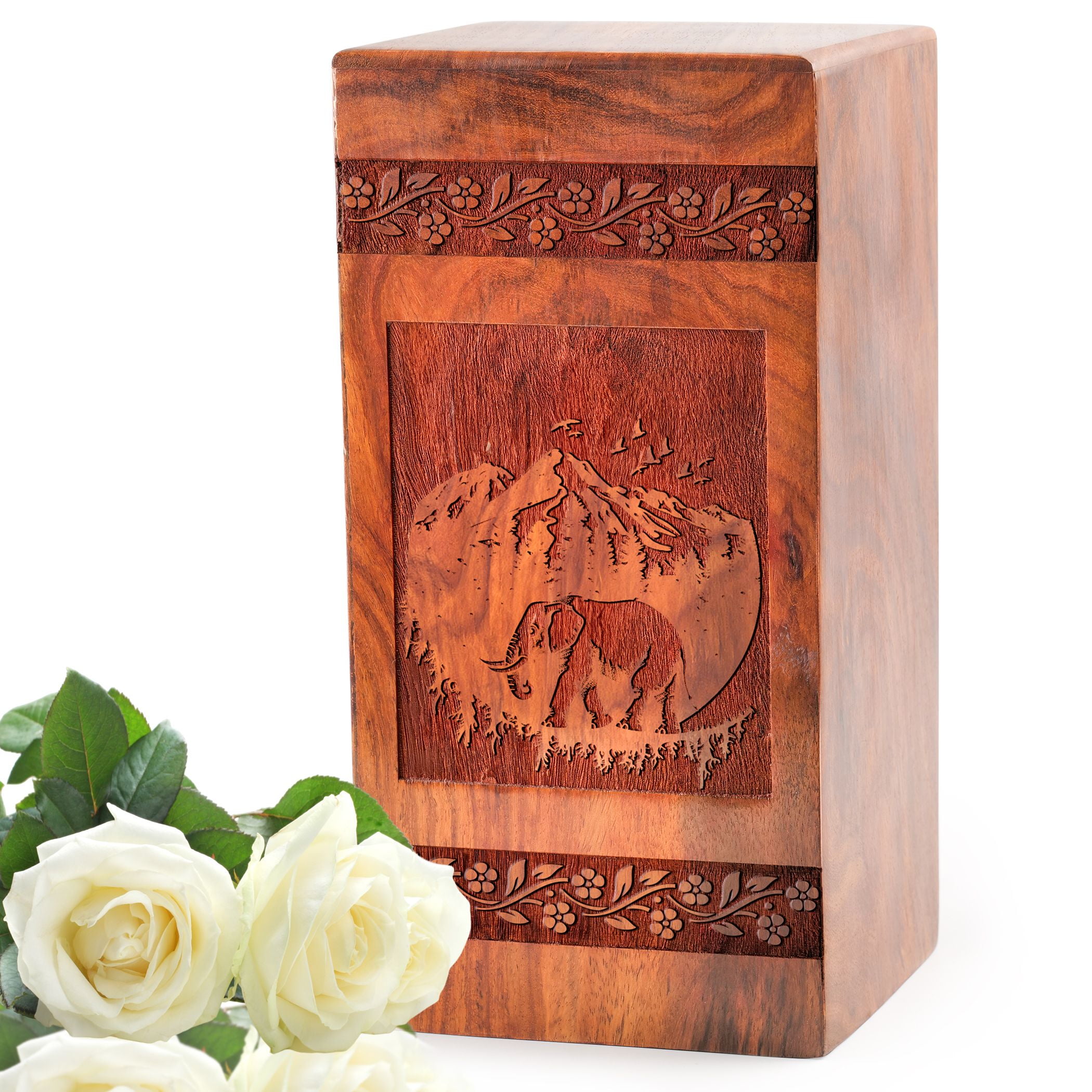 KARYLIZ Elephant Urn For Adhult Ashes - Burial Urns For Cremated ...