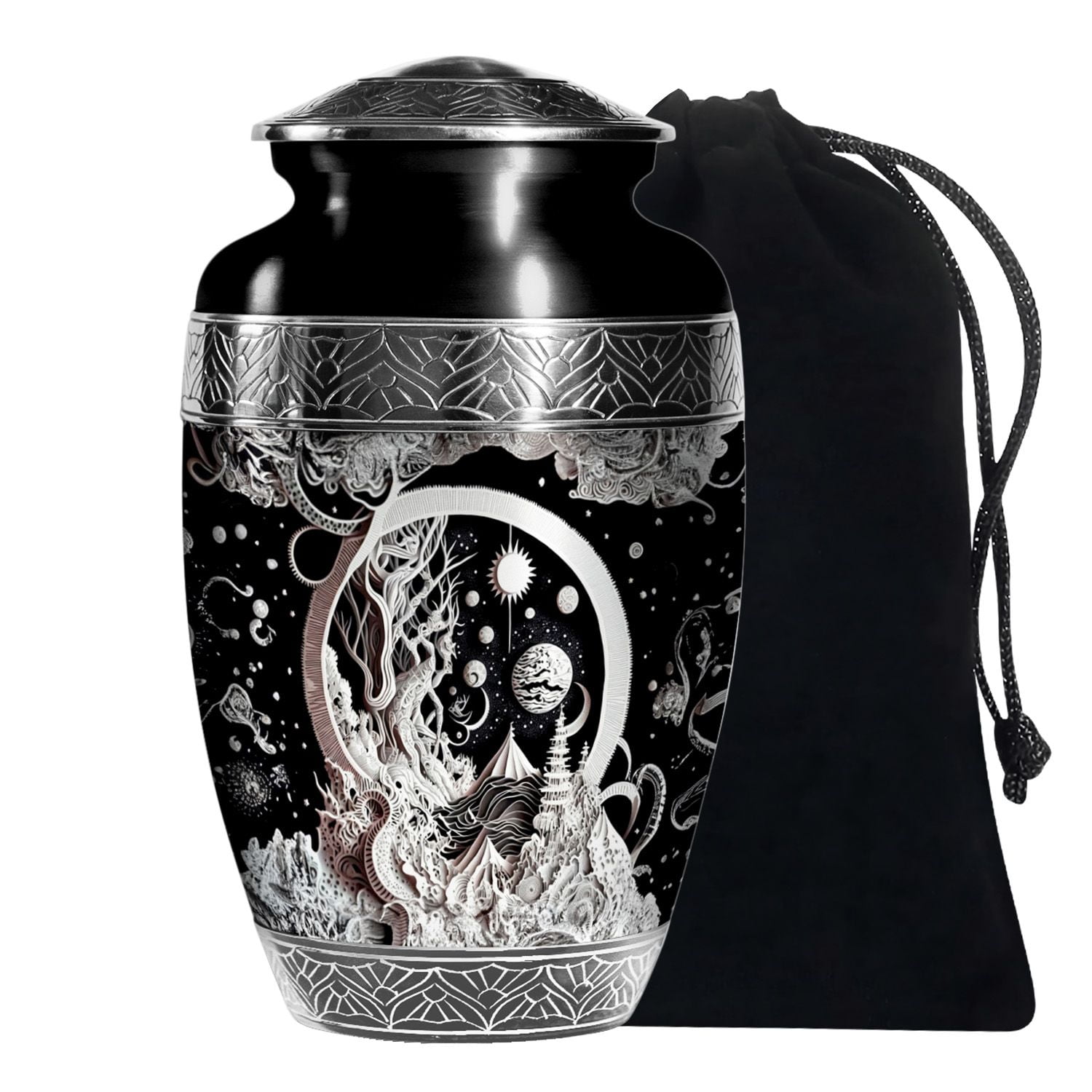 KARYLIZ Fairytale Cut Paper Collage-2 Urn For Ashes For Women & Men ...