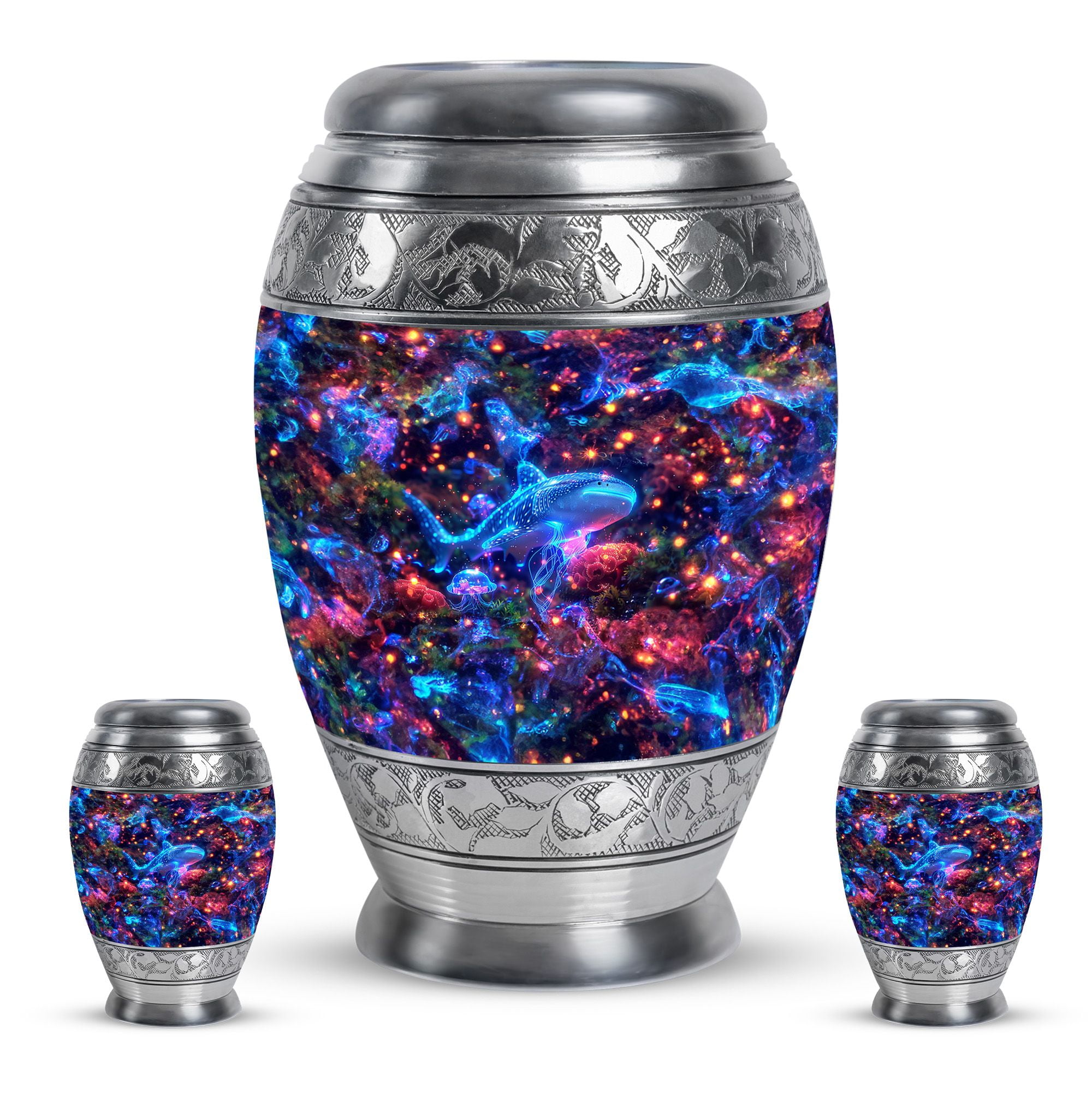 KARYLIZ Fish Cremation Urn - Urns for Human Ashes Adult Female ...