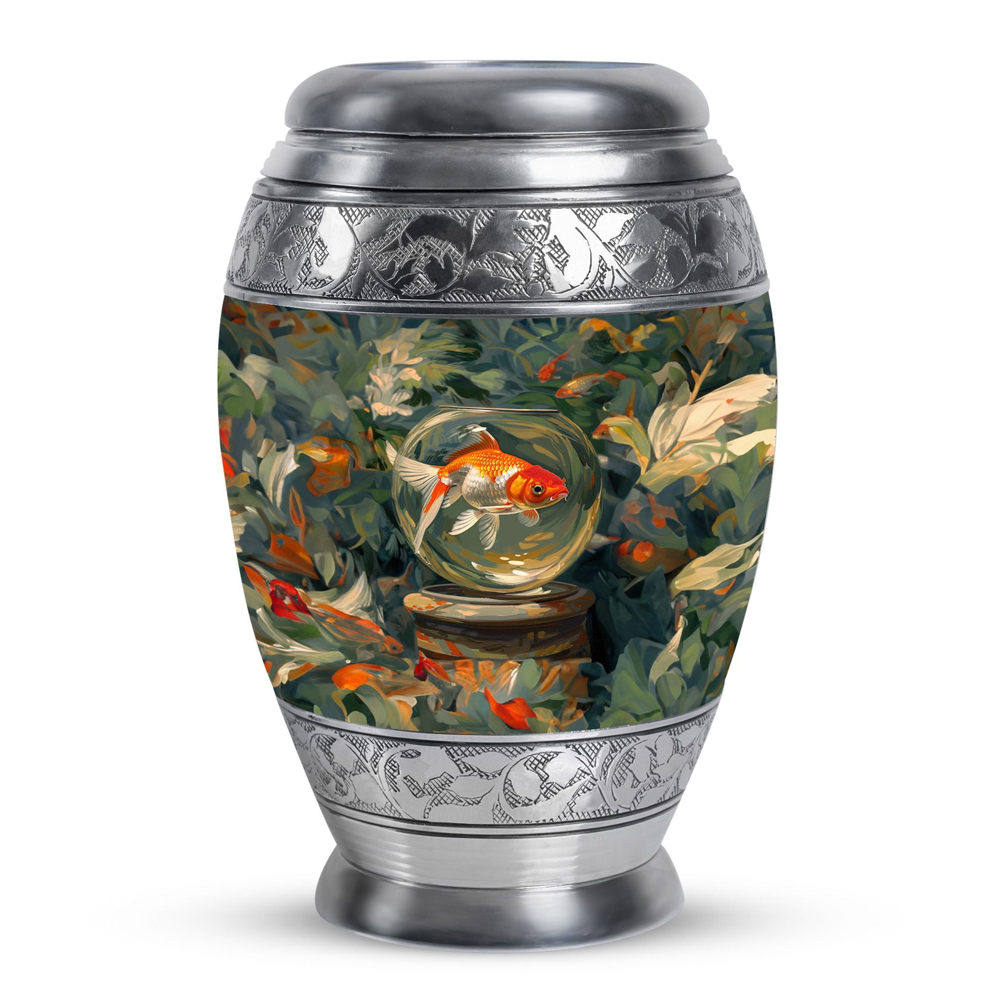 KARYLIZ Fish Urn for Ashes Adult Male - Urns Decorative Urns - Green ...