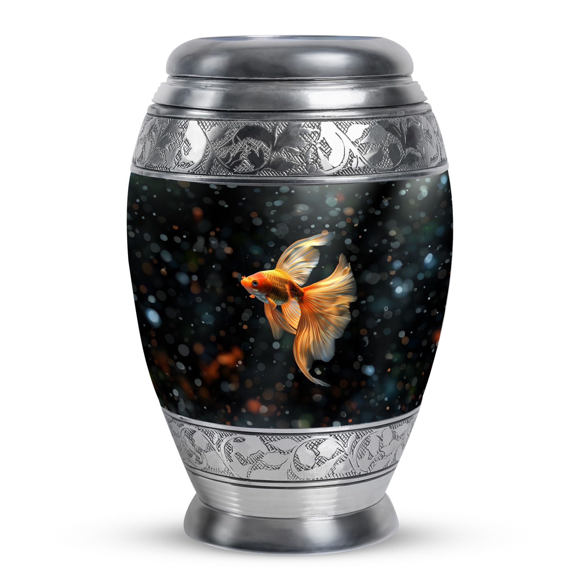 KARYLIZ Fish Urn - Urn for Human Ashes Adult Men - Black Large ...