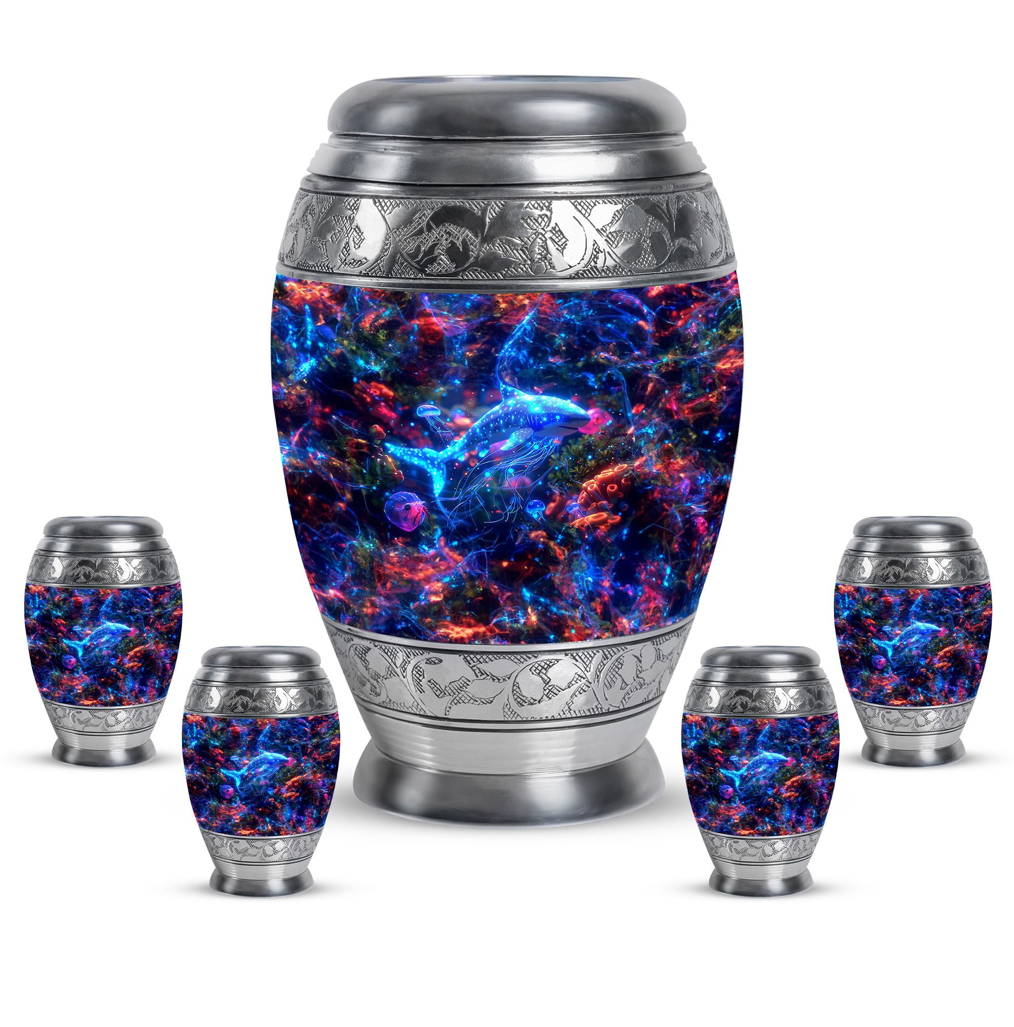 KARYLIZ Fish Urn - Urns For Human Ashes Adult Man - Small Urns For ...
