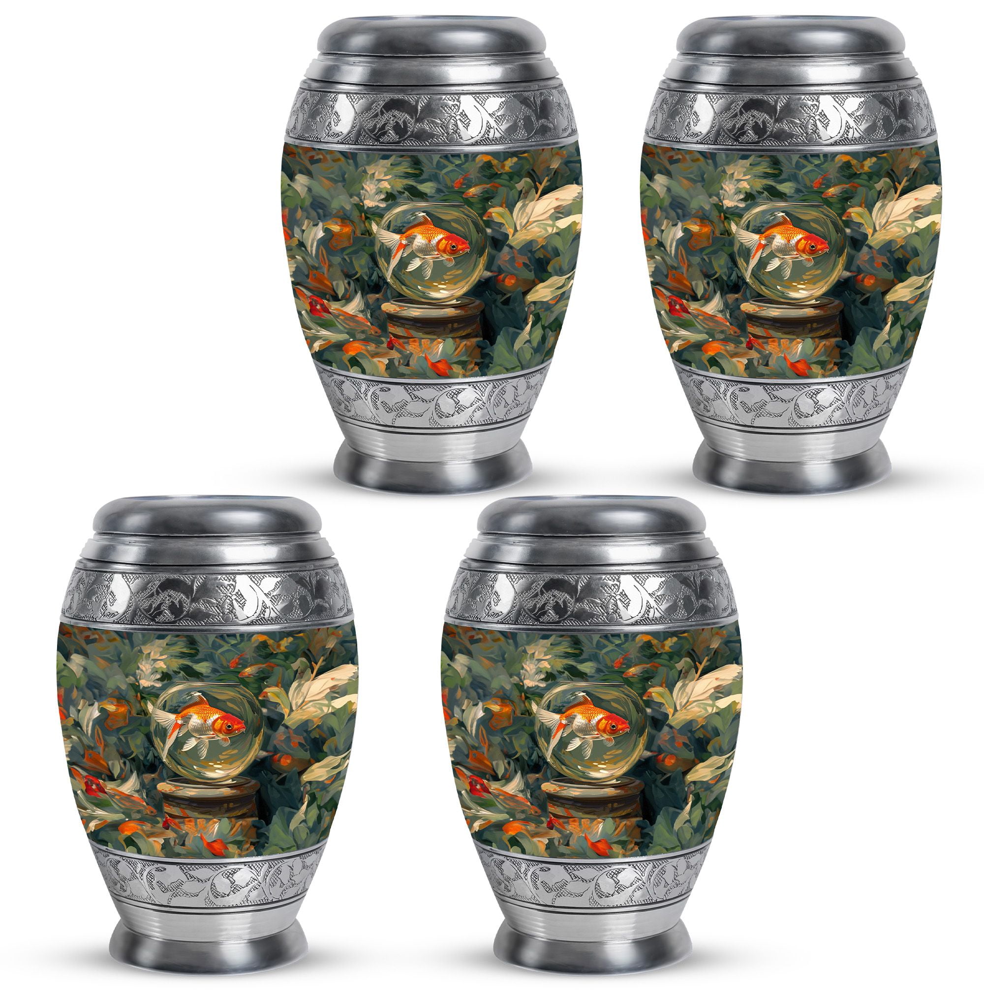 KARYLIZ Fish Urns For Human Ashes Adult Man - Small Urns For Human ...
