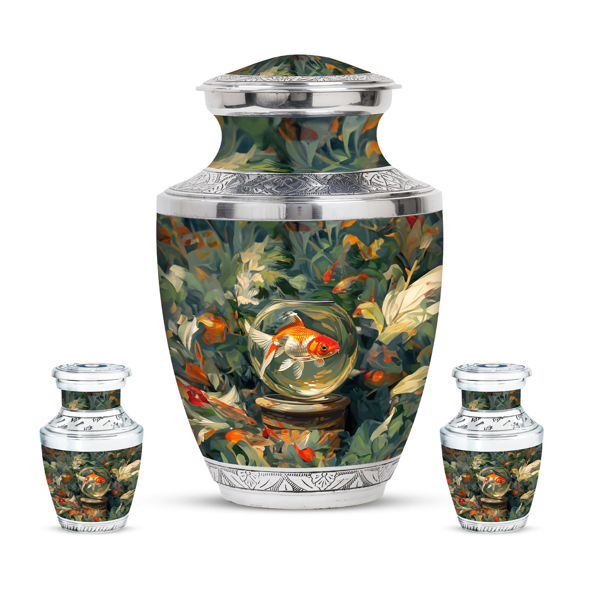 KARYLIZ Fish Urns For Human Ashes Small – Cremation Urns For Human ...