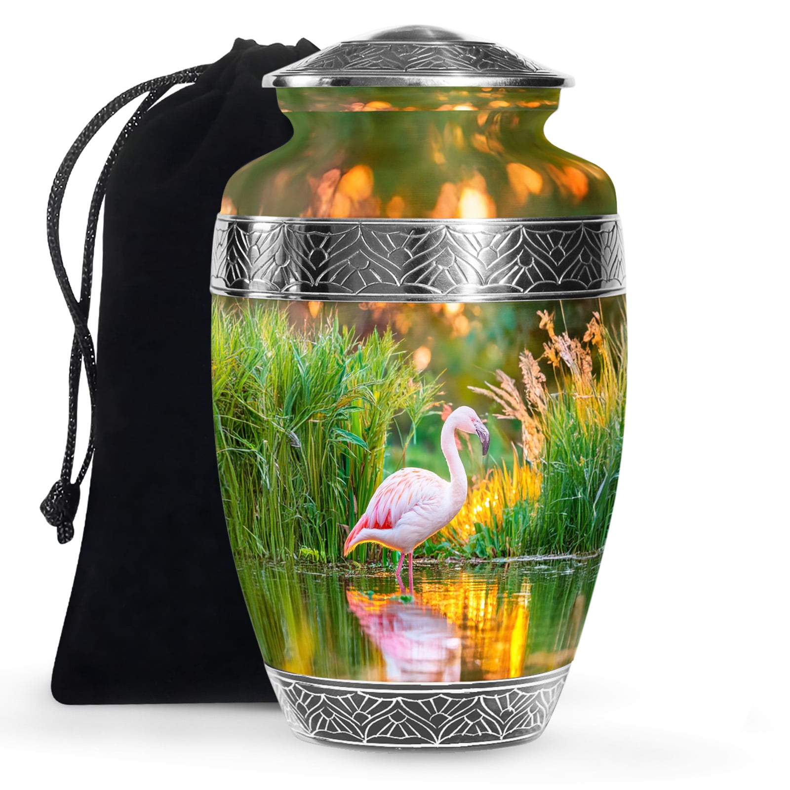 KARYLIZ Flamingo Burial Urn for Mother and Father, Cremation & Funeral ...