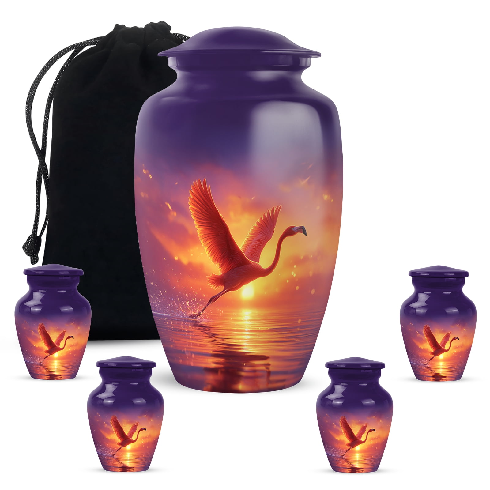 KARYLIZ Flamingo Memorial Gifts for Male and Female, Burial & Funeral ...