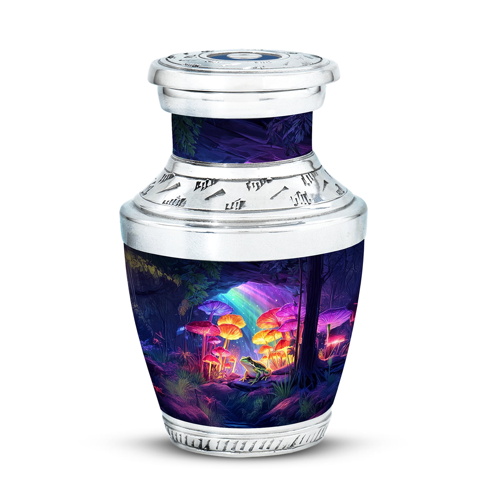 KARYLIZ Frogs Cremation Urns for Adult Male & Female - Mushrooms Mini ...
