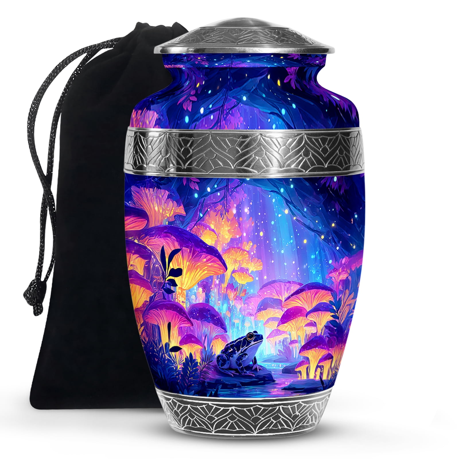 KARYLIZ Frogs Cremation Urns For Human Ashes - Electric Blue Urns For ...