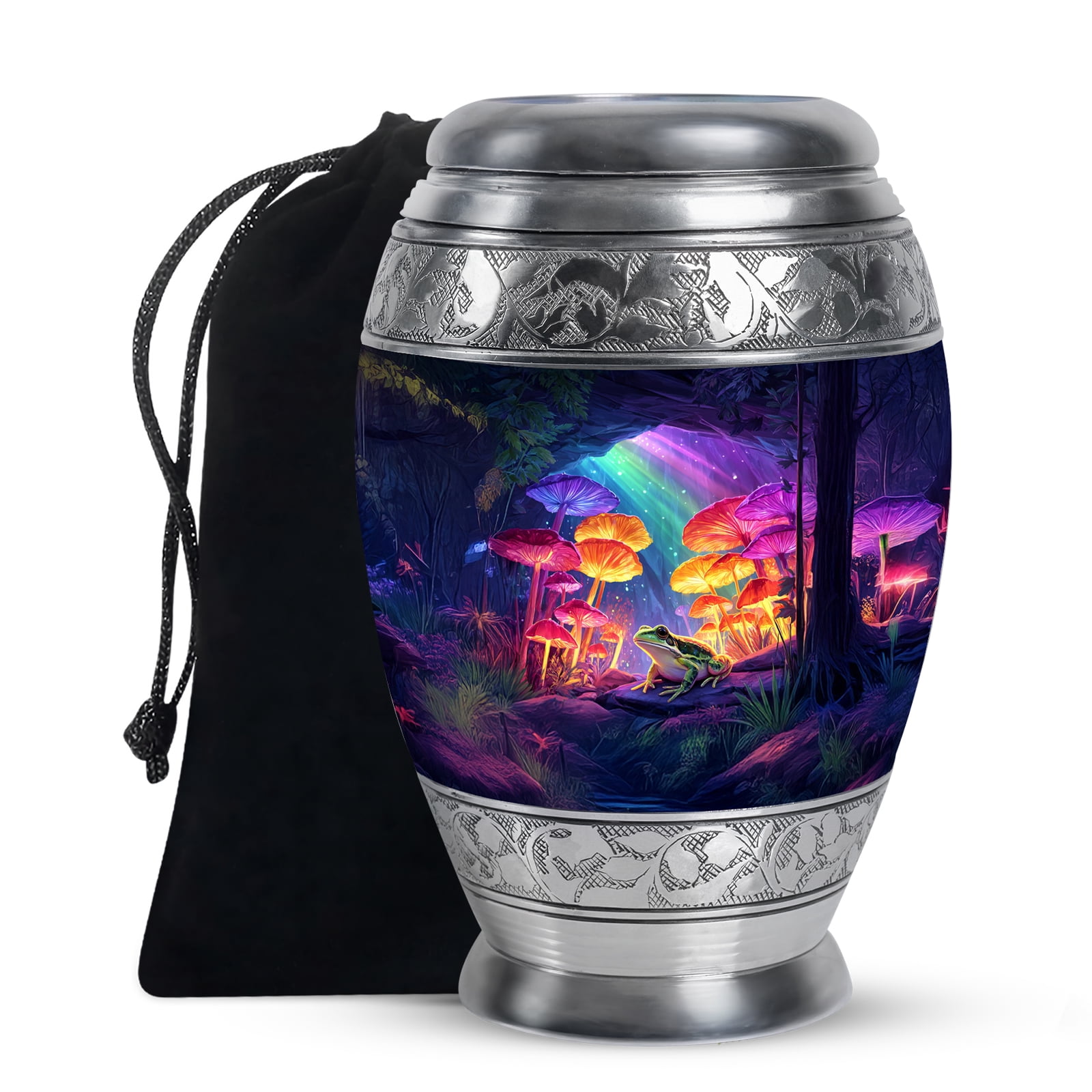 KARYLIZ Frogs Cremation Urns For Women & Men - Mushrooms Urn For Ashes ...