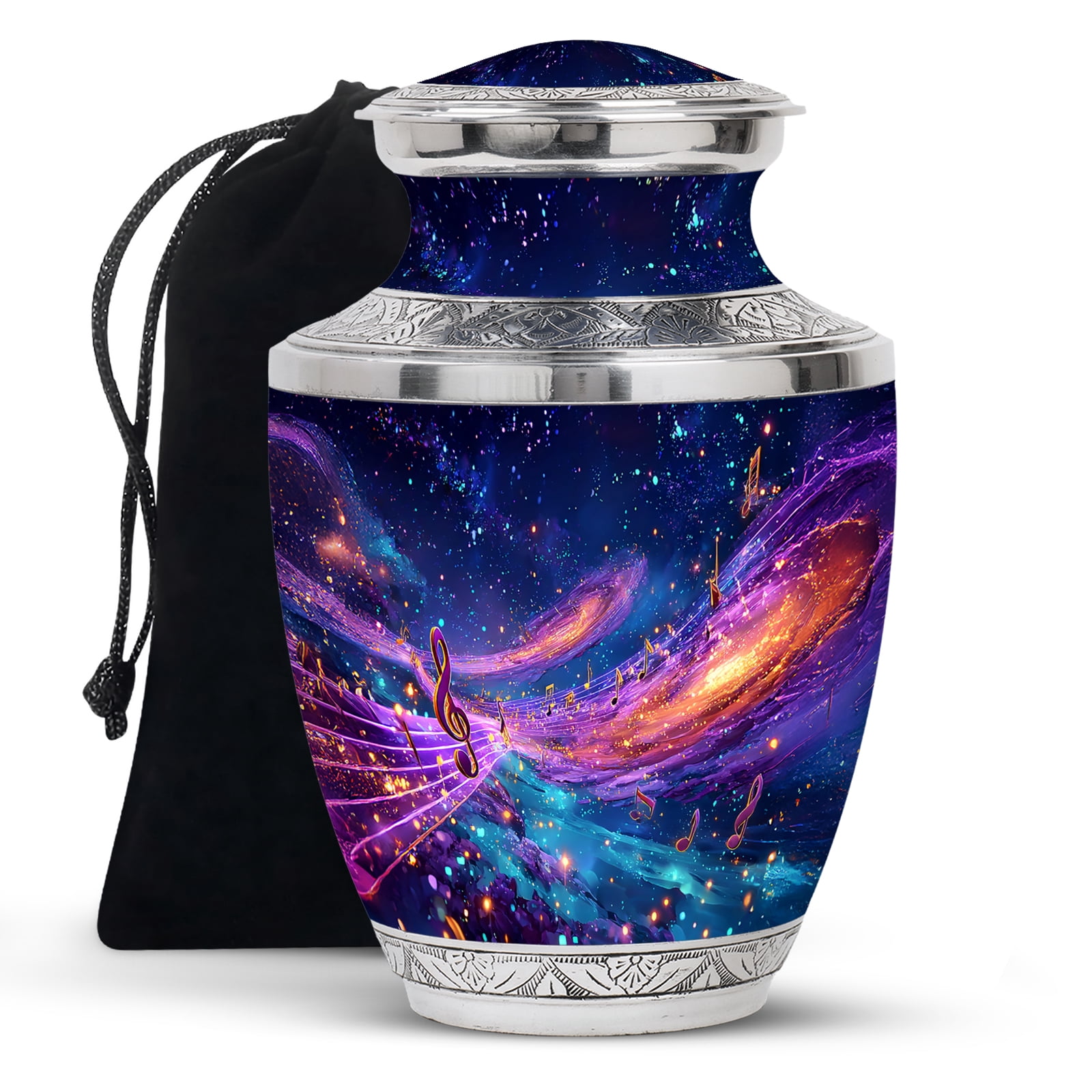 KARYLIZ Galaxy of Music Urn For Ashes - 10 Inch - Cremation Urns For ...