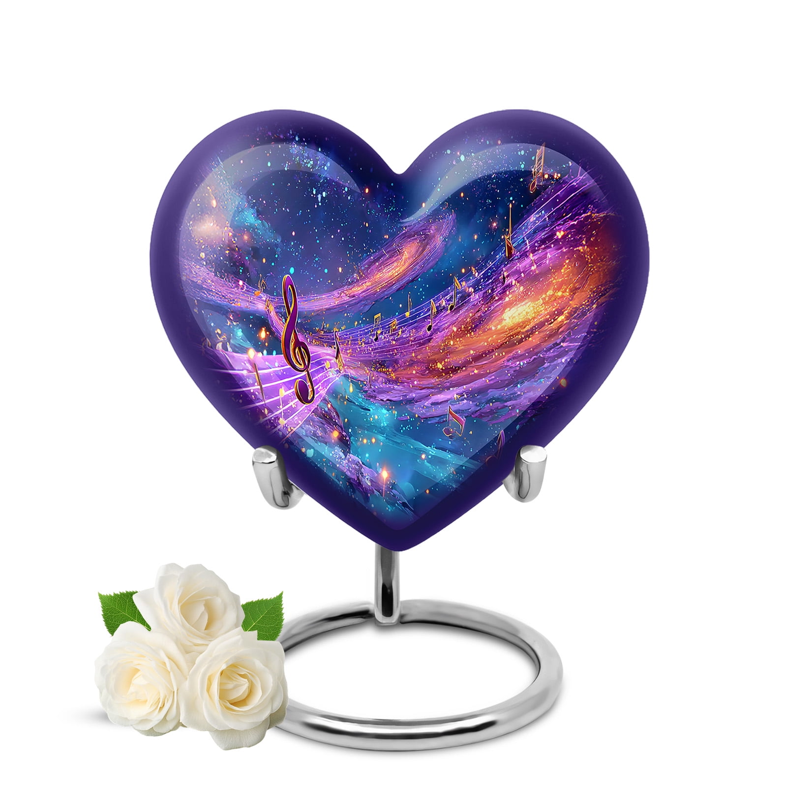 KARYLIZ Galaxy of Music Urn - Small Cremation Urn for Ashes Adult Male ...