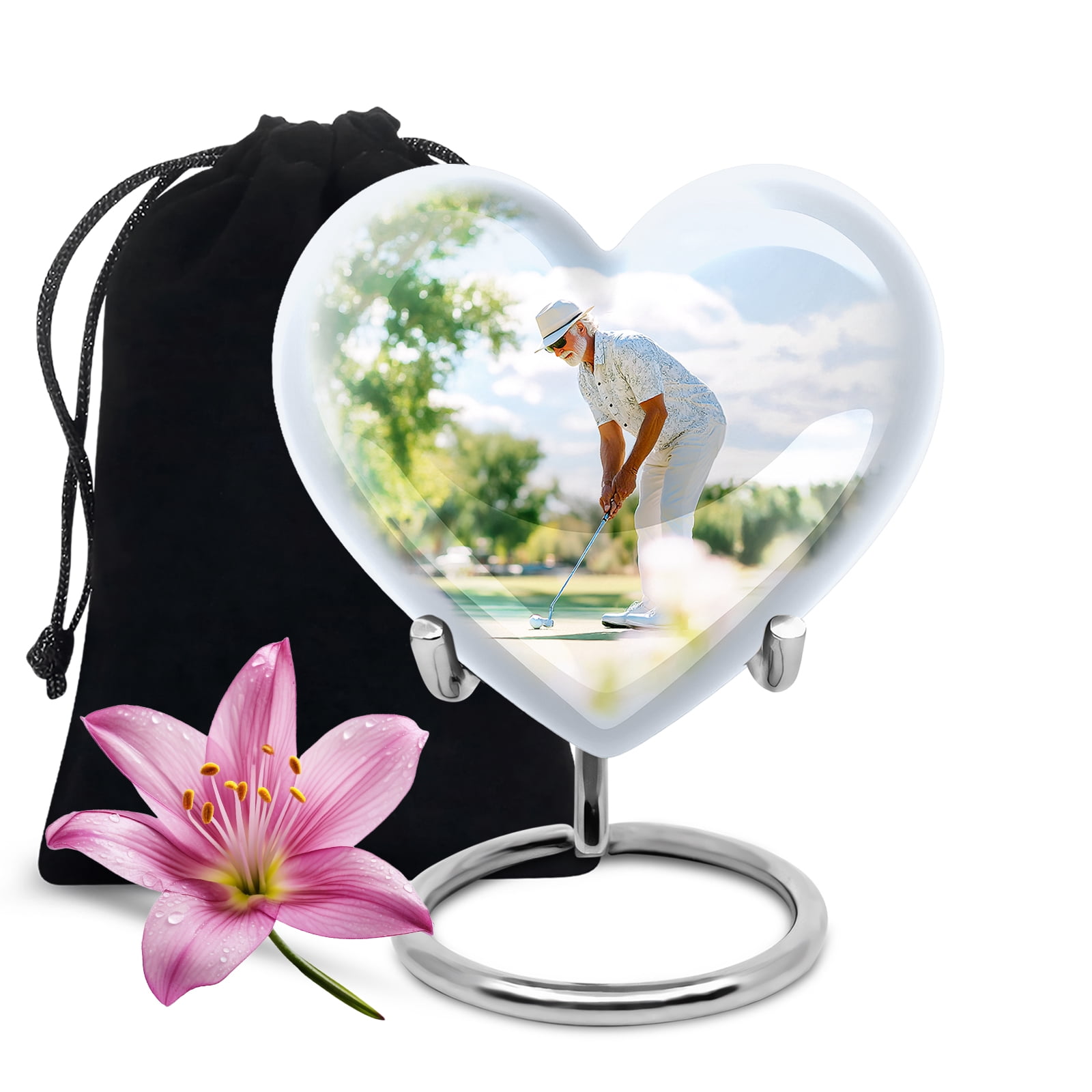 KARYLIZ Golf Ball Cremation Urns For Human Ashes - Funeral Urns for ...