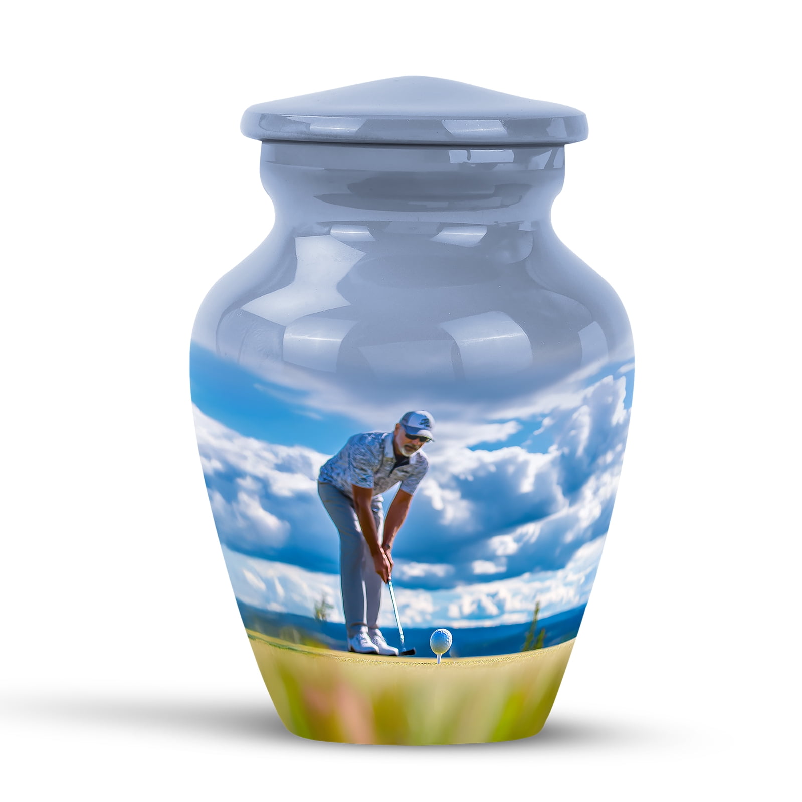 KARYLIZ Golf Ball Urn for Male Female - Small Keepsake Urns for Adults ...