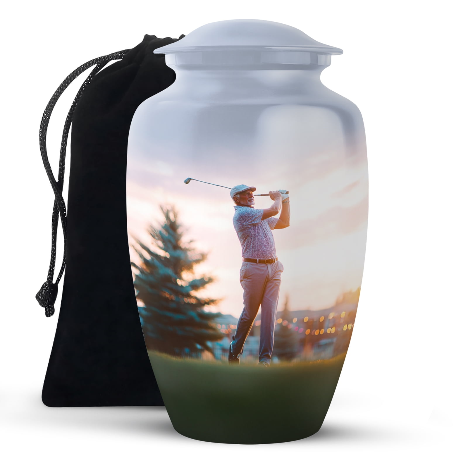 KARYLIZ Golf Ball Urns For Women Human Ashes - Sunset Memorial Funeral ...