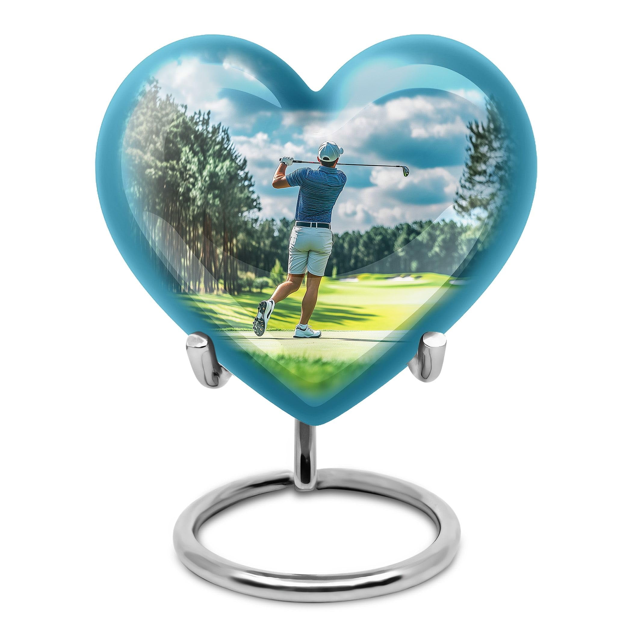 KARYLIZ Golf Miniature Keepsake Urn for Ashes Adult Male & Female ...