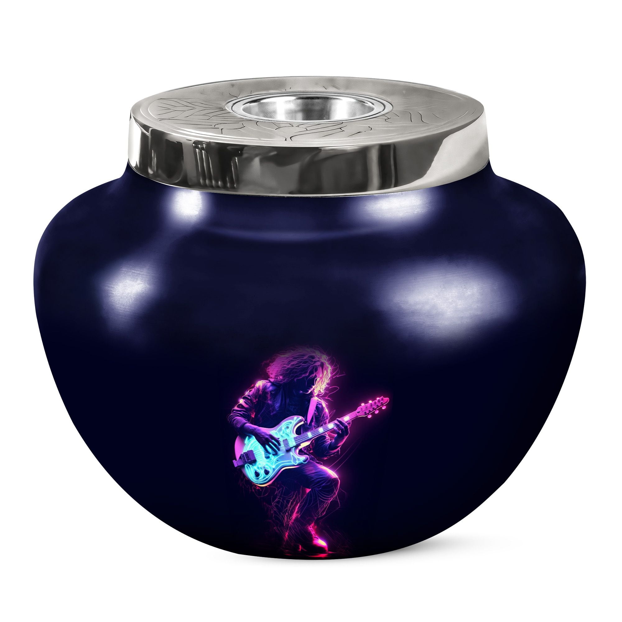 KARYLIZ Guitar Cremation Urns For Burial In Ground - Urns For Cremated ...