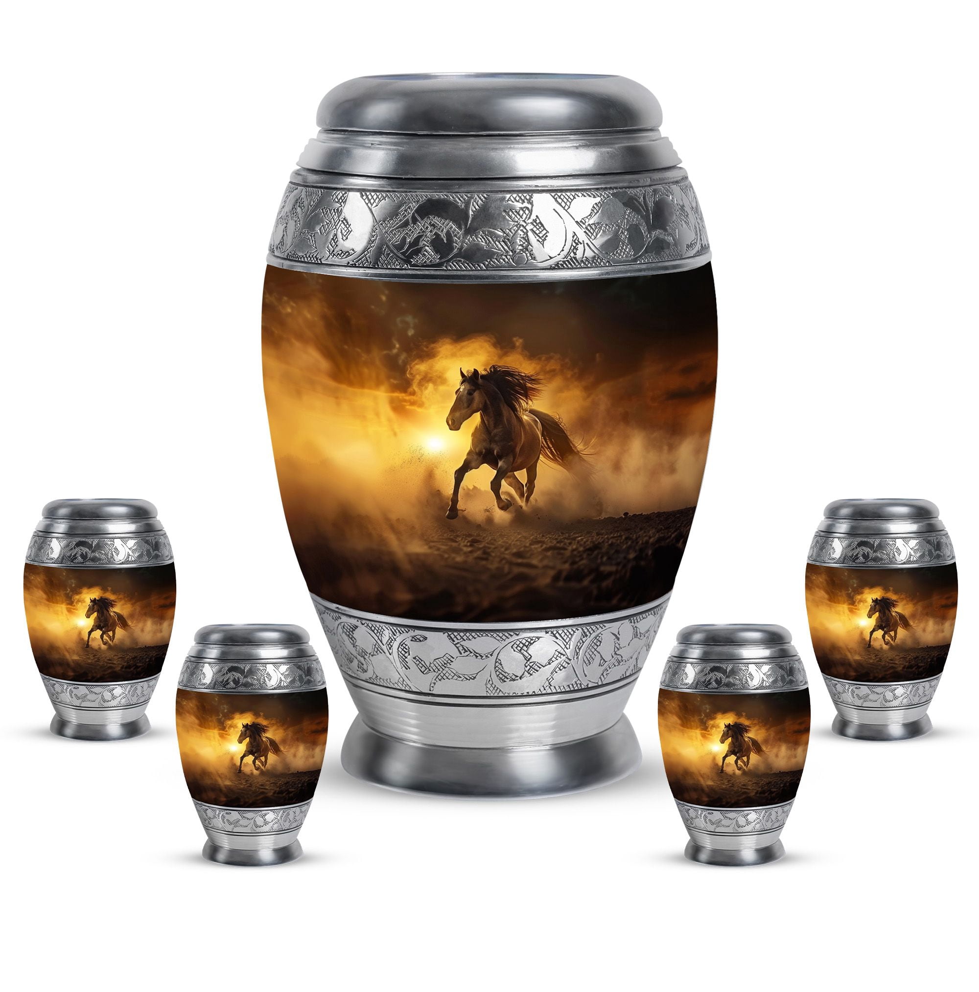 KARYLIZ Horse Urns For Human Ashes Adult Man - Large Urns For Human ...