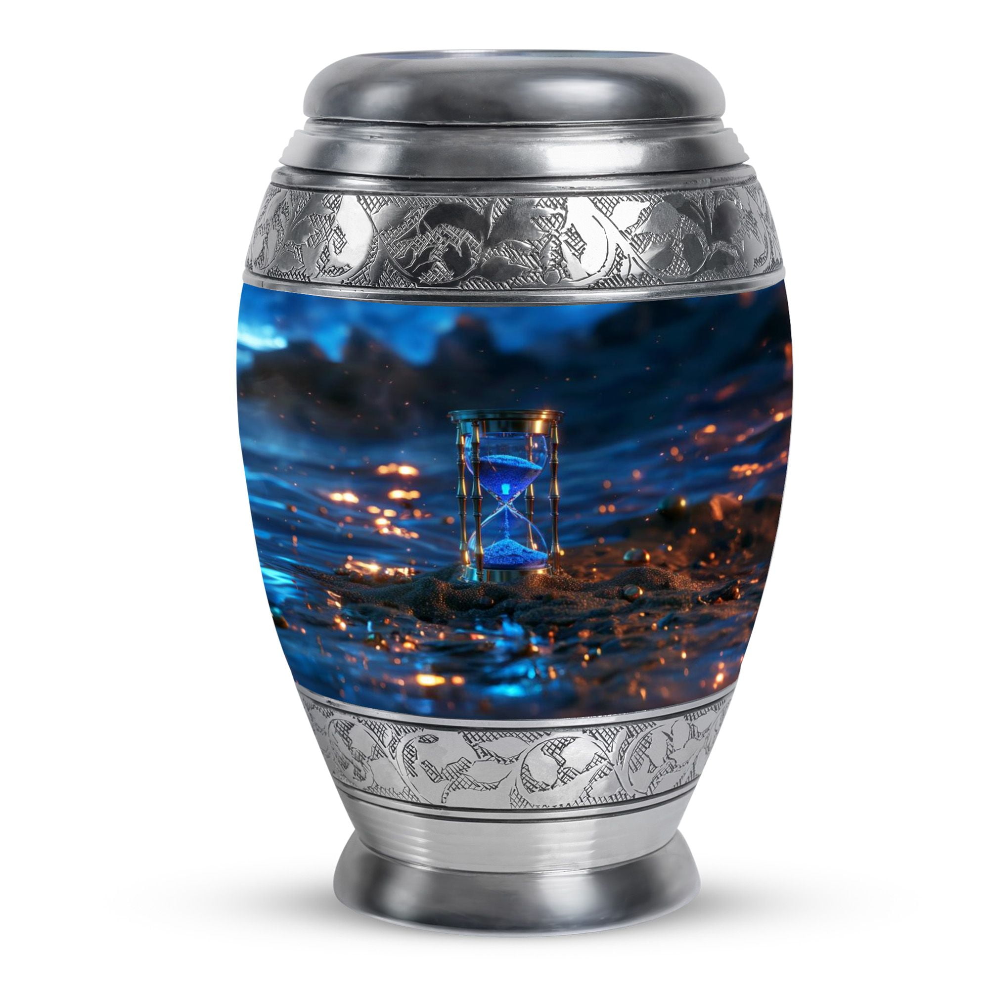 KARYLIZ Hourglass Funeral Urns For Adult Ashes Men - Cremation Urns for ...