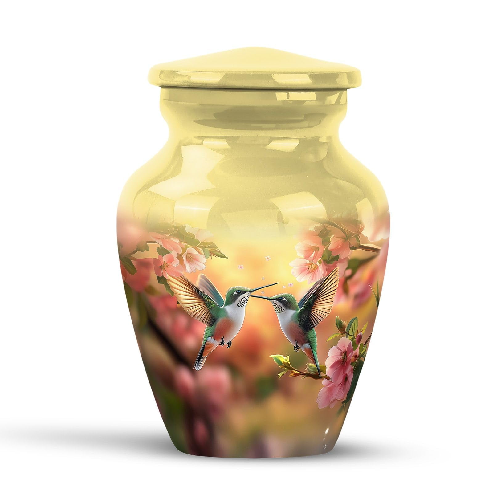 KARYLIZ Hummingbird Tiny Keepsake for Human Ashes Dad - Flower Hummingbird Urn for Ashes for ...