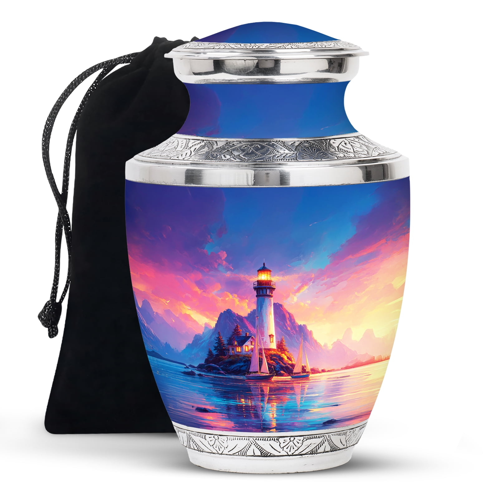 KARYLIZ Lighthouse Cremation Urns For Human Ashes, Adult Cremation ...