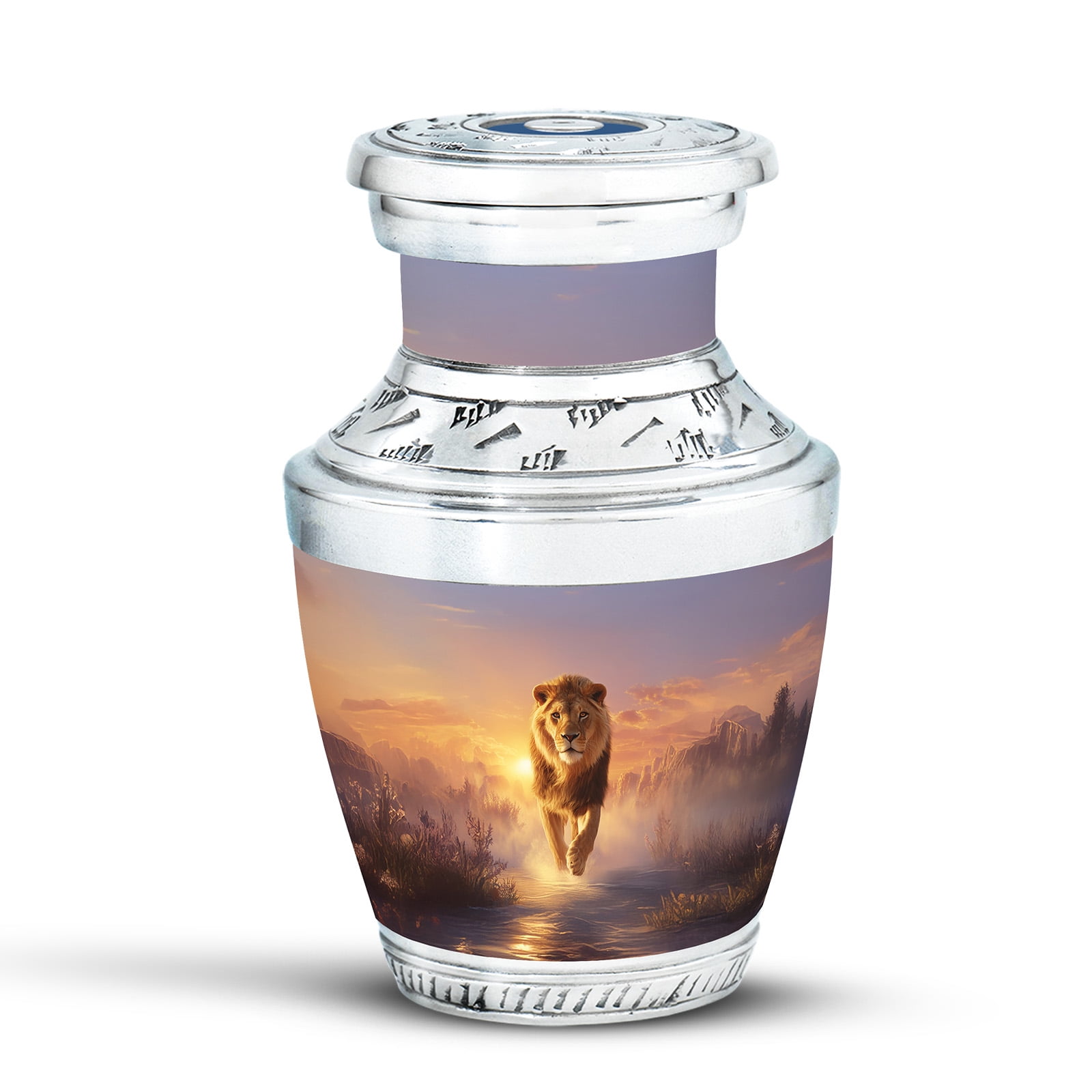 KARYLIZ Lion Cremation Urns for Adult Male & Female - Mini Kepsake Urns ...